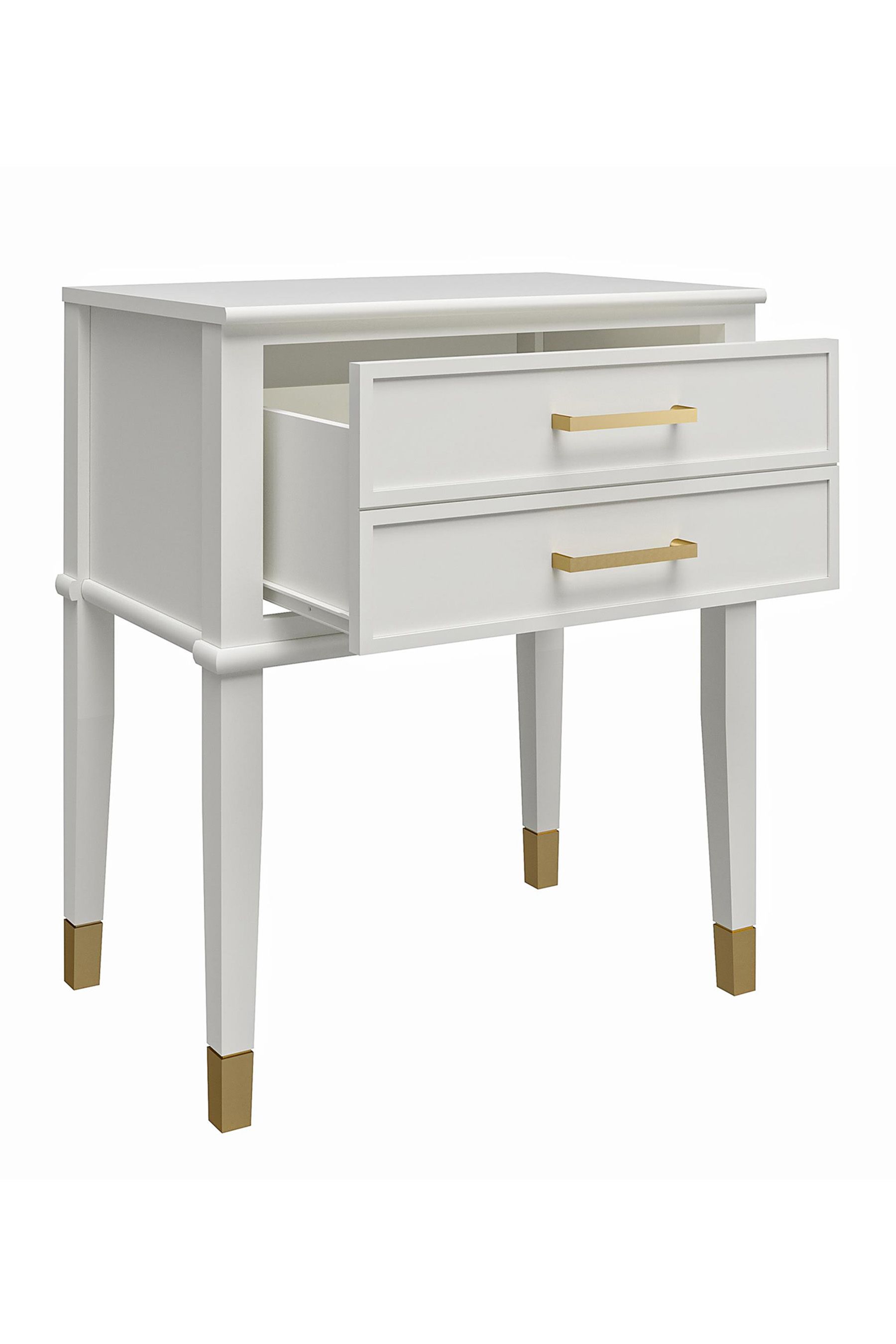 Buy CosmoLiving White Westerleigh 1 Draw Side Table from the Next UK ...