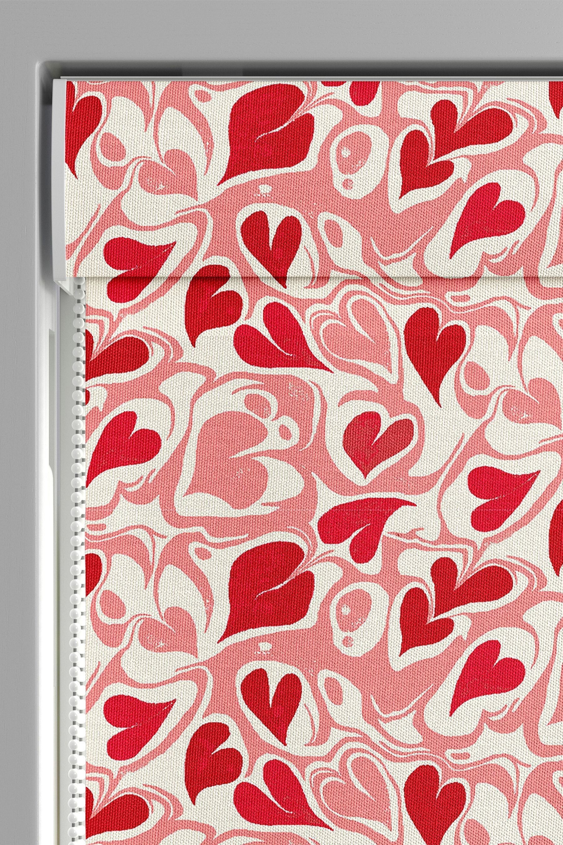 Buy Cath Kidston Multi Marble Hearts Made To Measure Roman Blinds from ...