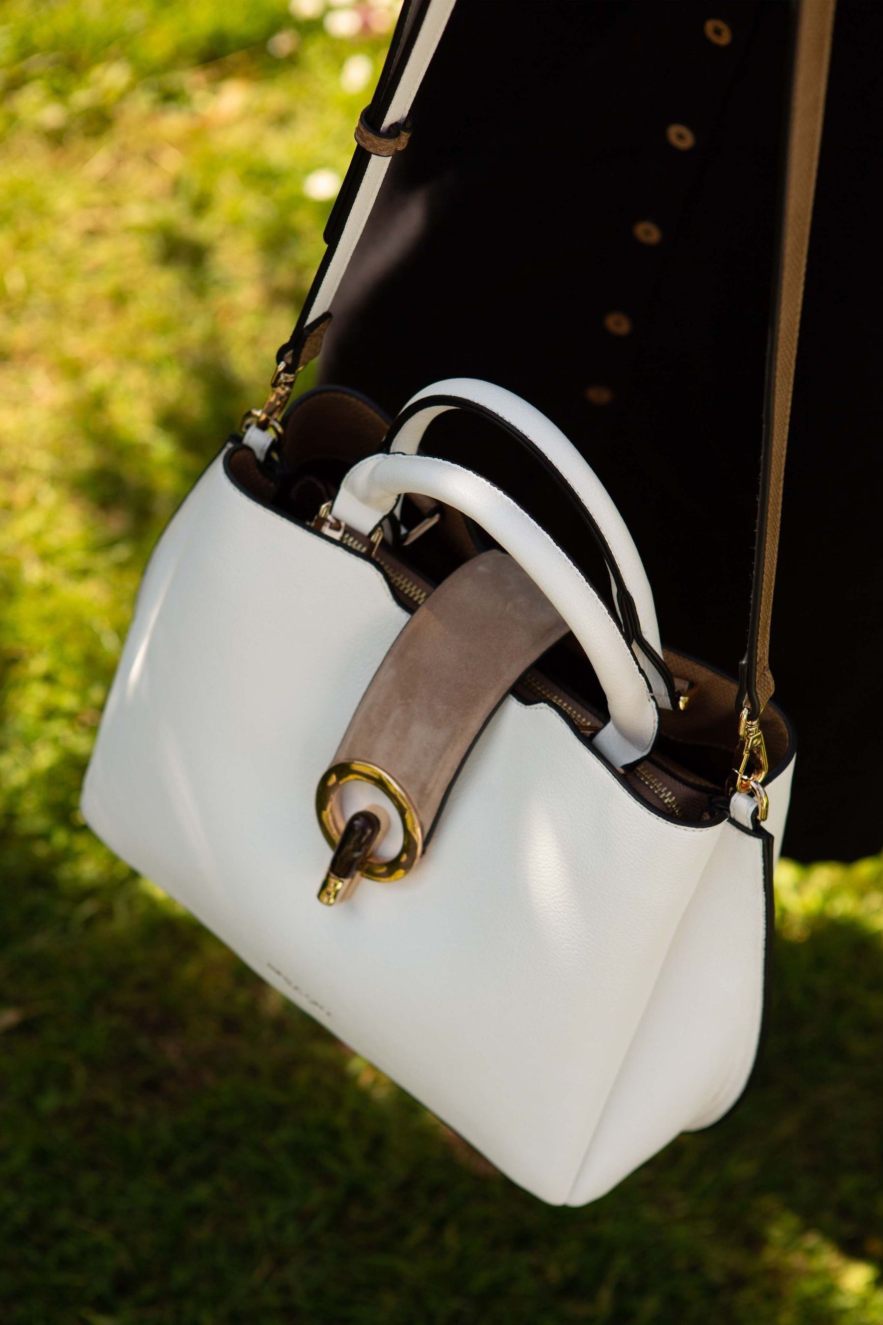 Buy Luella Grey Orlanda White Tote Bag from the Next UK online shop