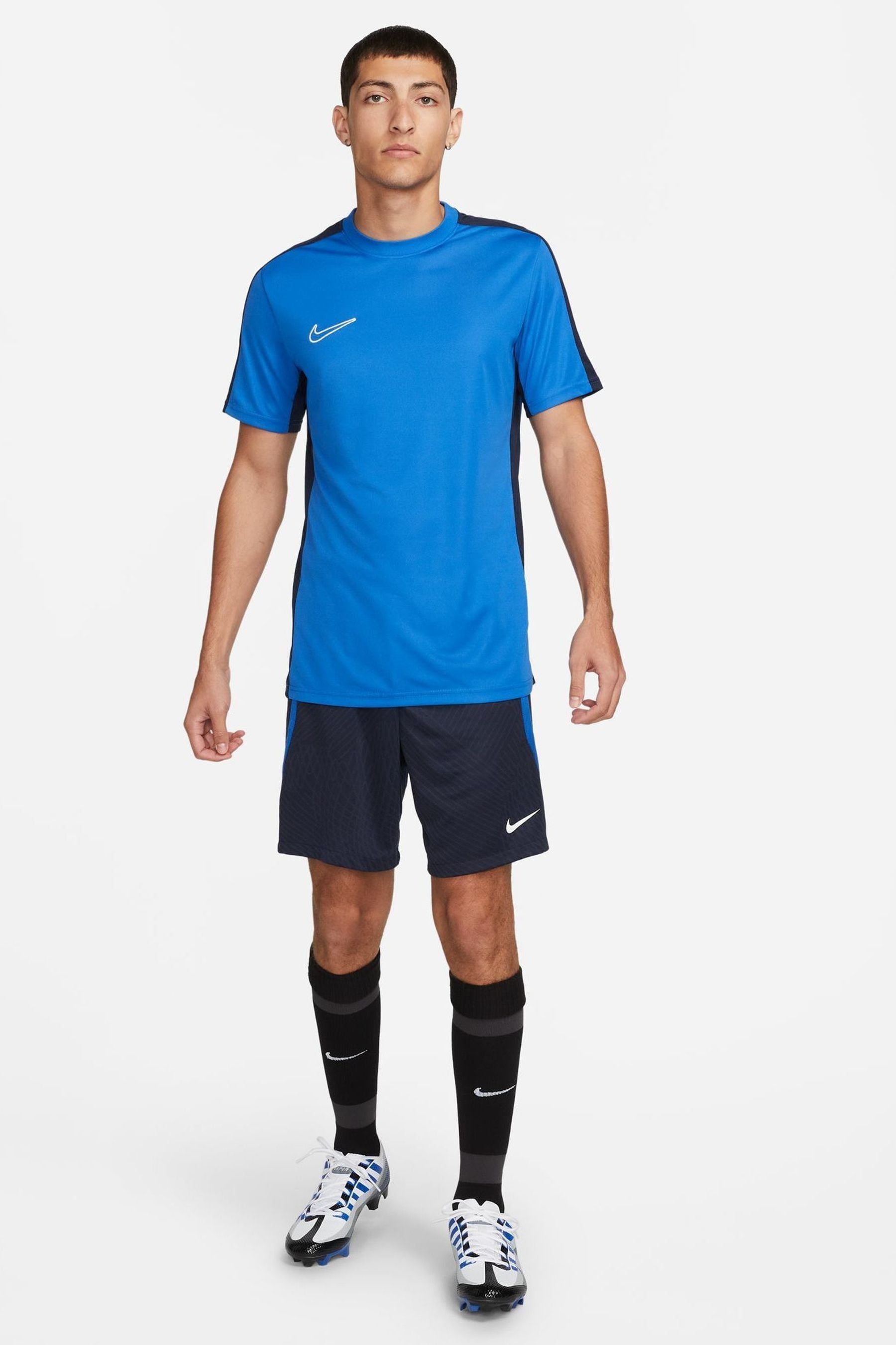 Buy Nike Light Blue Dri-FIT Academy Training T-Shirt from the Next UK ...