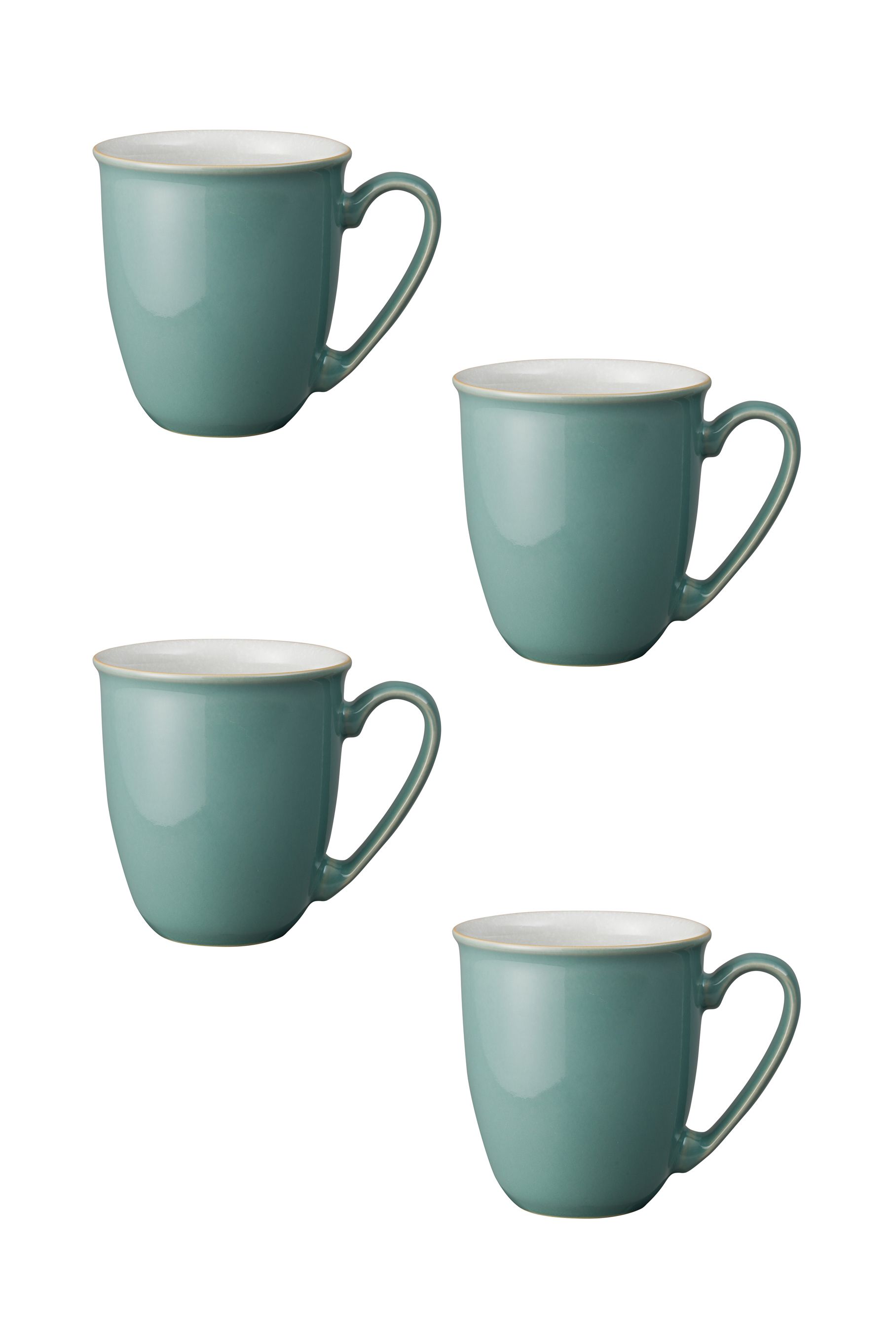 Buy Denby Fern Green Elements Coffee Mugs Set from the Next UK online shop