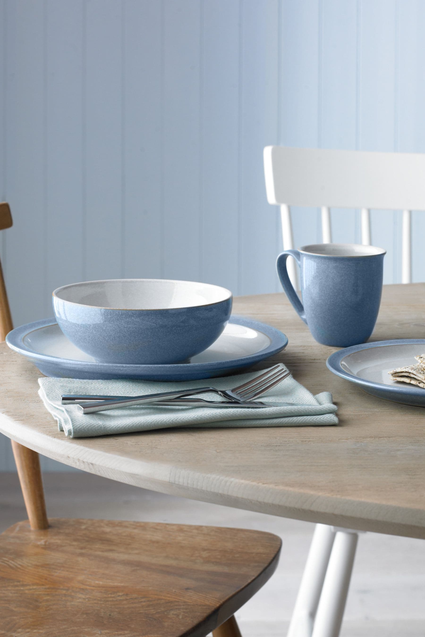 Buy Denby 12 Piece Blue Elements Dinnerware Set from the Next UK online ...