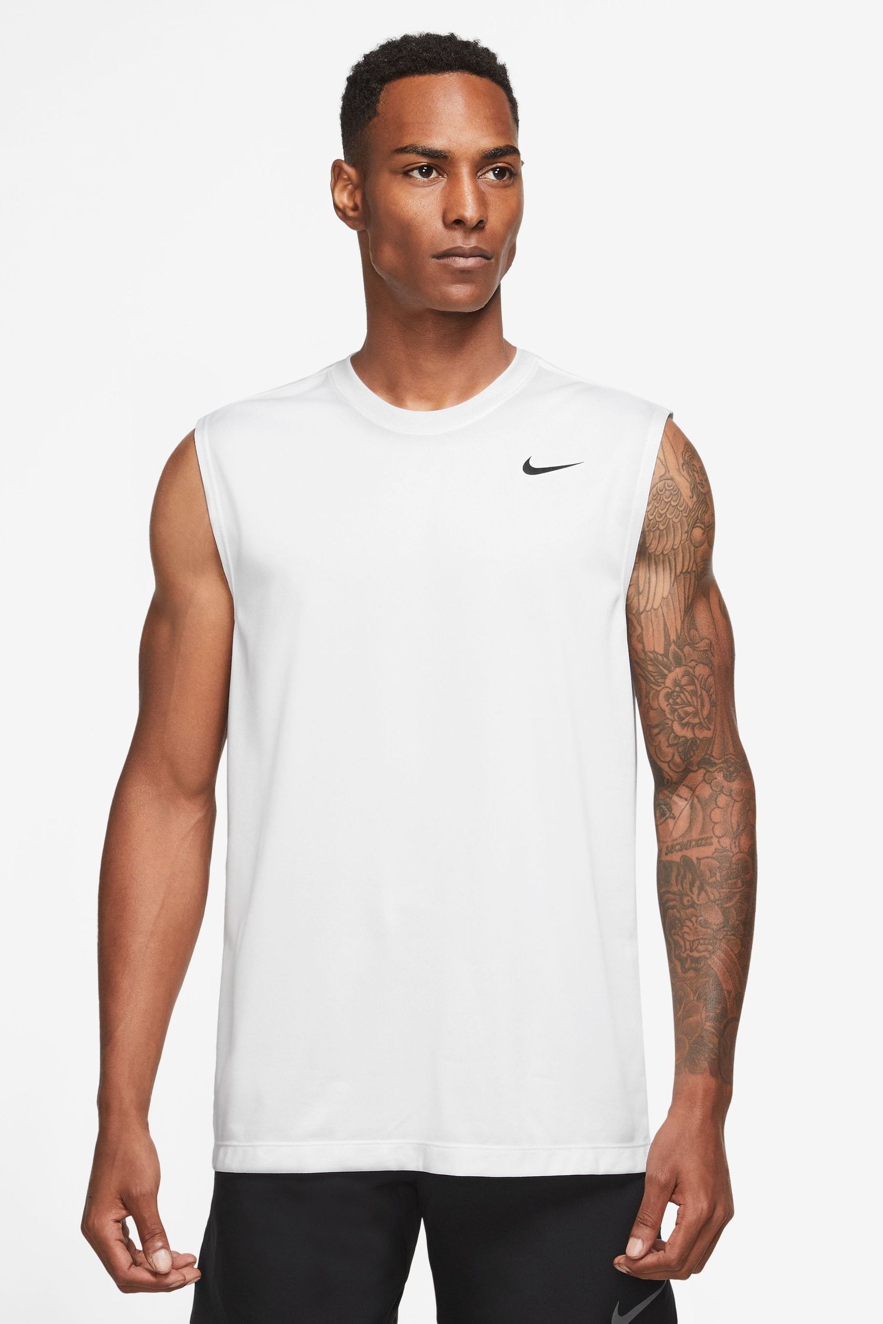Buy Nike White Dri-FIT Legend Training Vest Top from the Next UK online ...