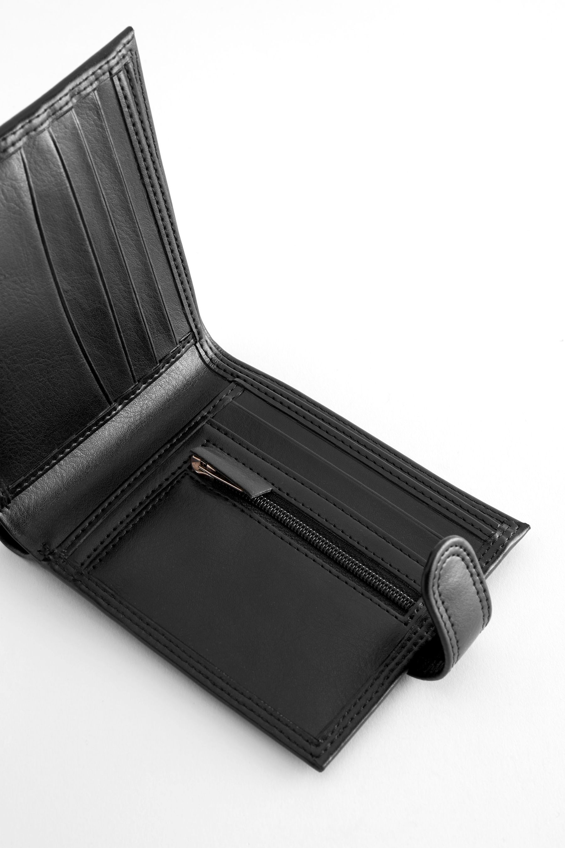Buy Black Popper Wallet from the Next UK online shop