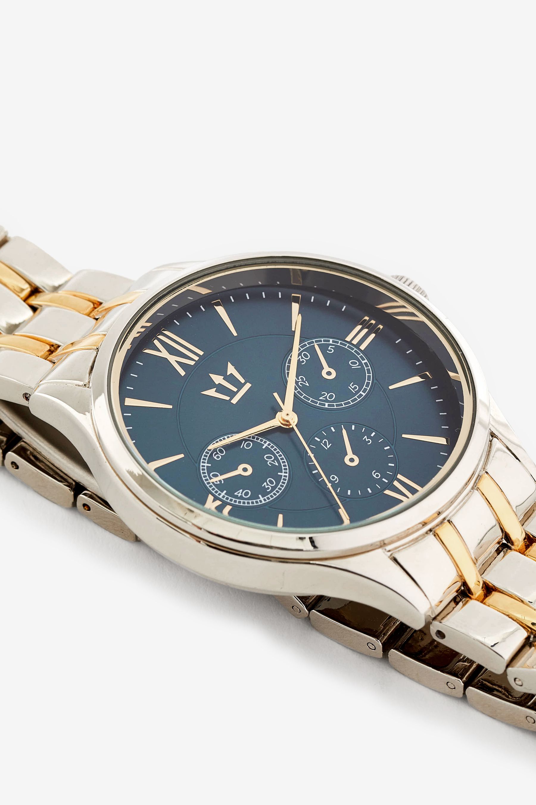 Buy Gold Tone/Silver Tone Metal Bracelet Watch from the Next UK online shop