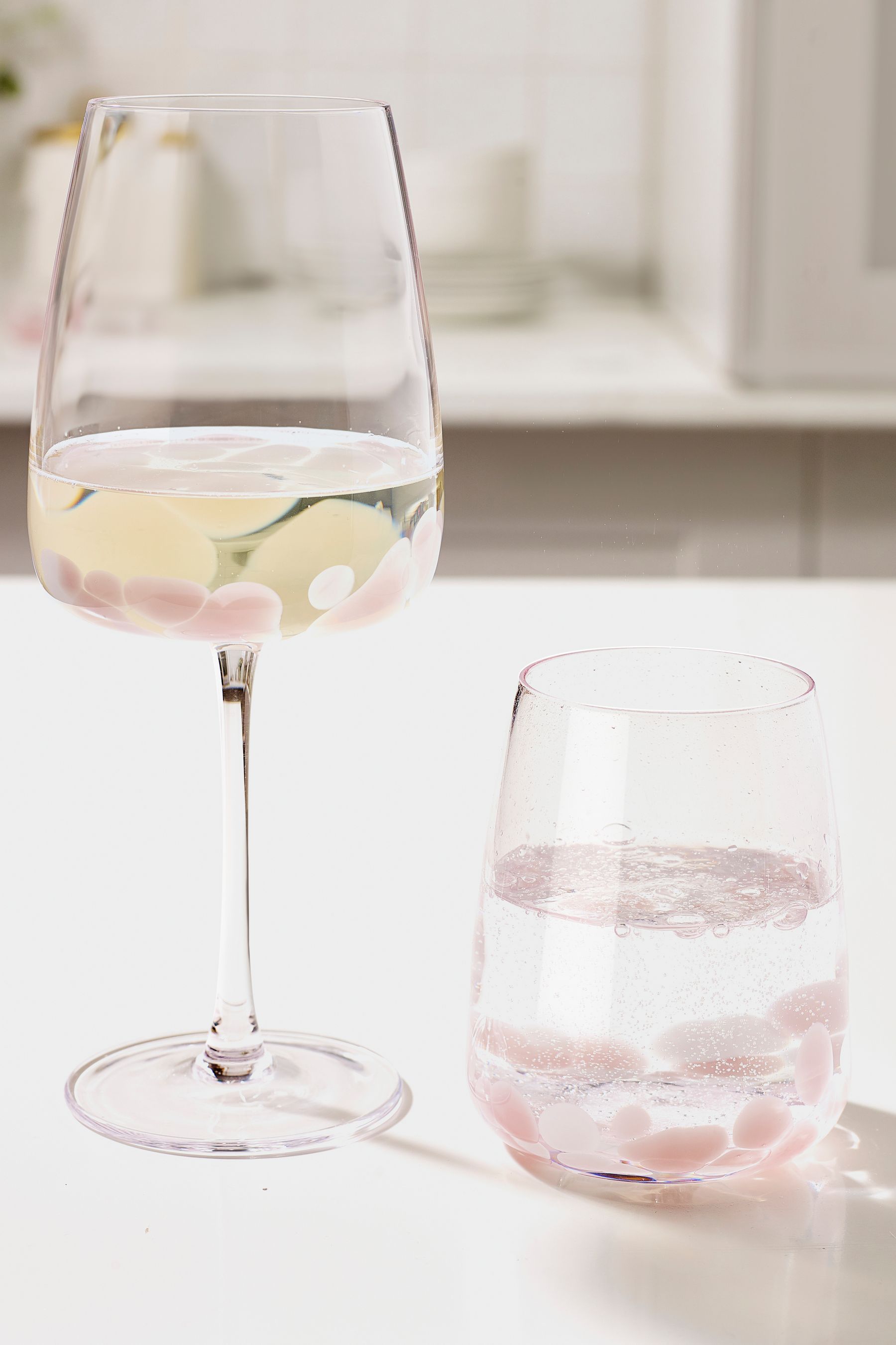 Buy Pink Set of 2 Confetti Tumbler Glasses from the Next UK online shop