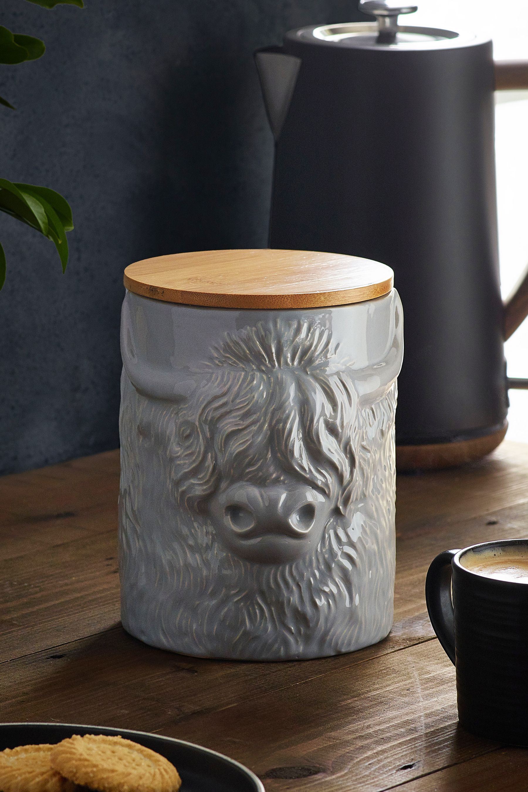 Buy Grey Hamish the Cow Biscuit Storage Jar from the Next UK online shop