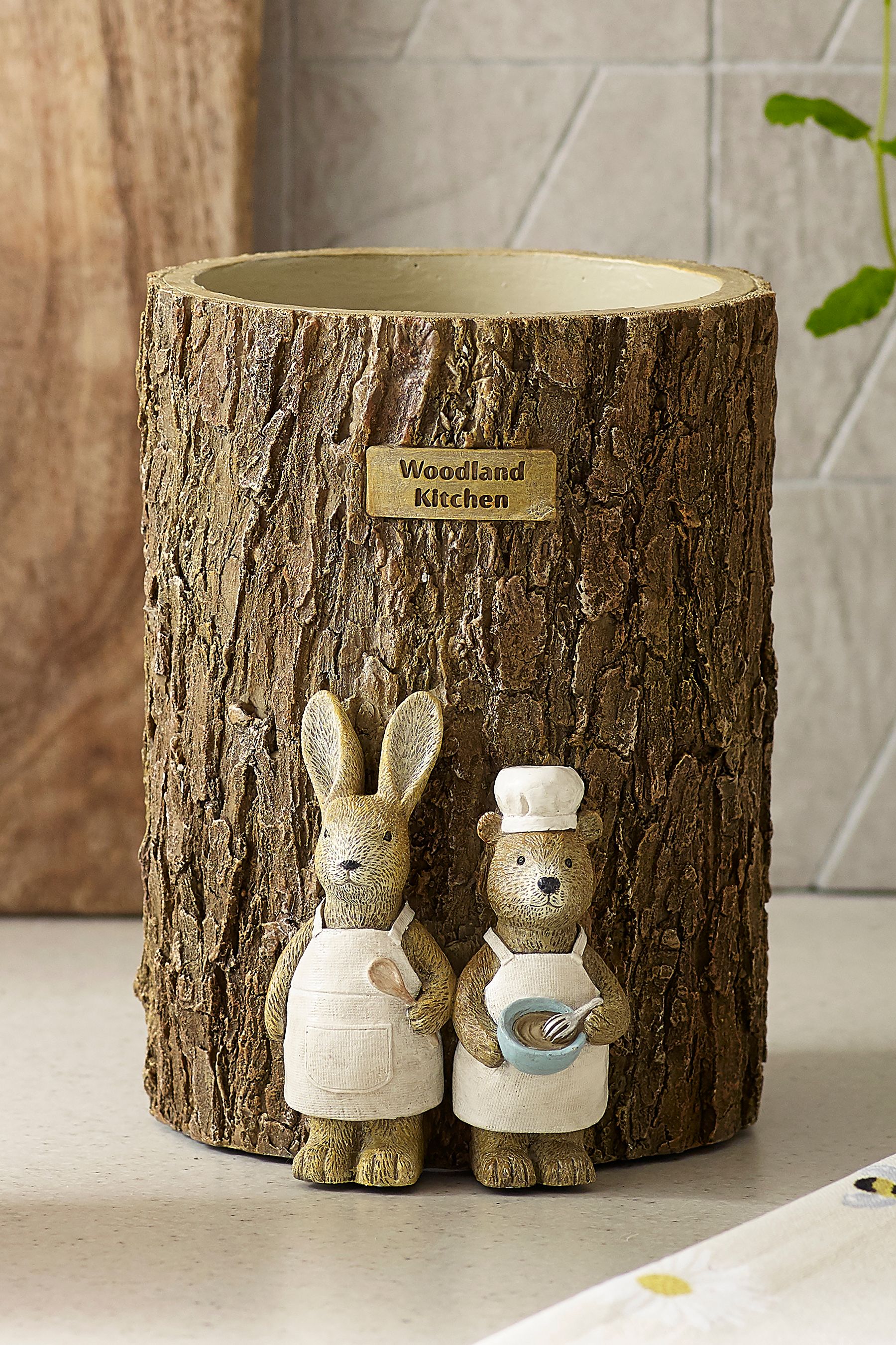 Buy Natural Bertie Bear and Rosie Rabbit Utensil Pot from the Next UK ...