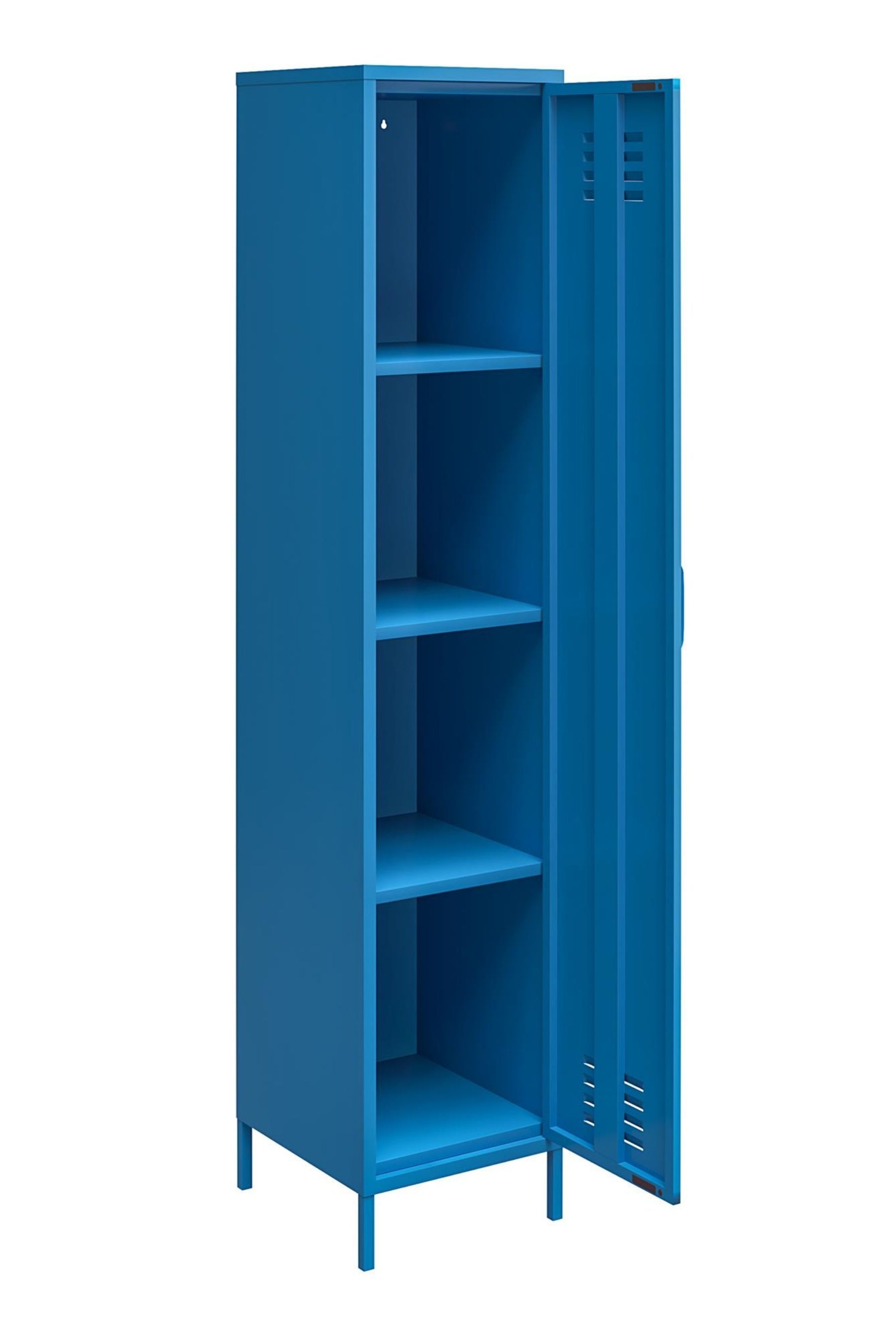 Buy Novogratz Blue Cache Single Metal Locker Storage Cabinet from the ...