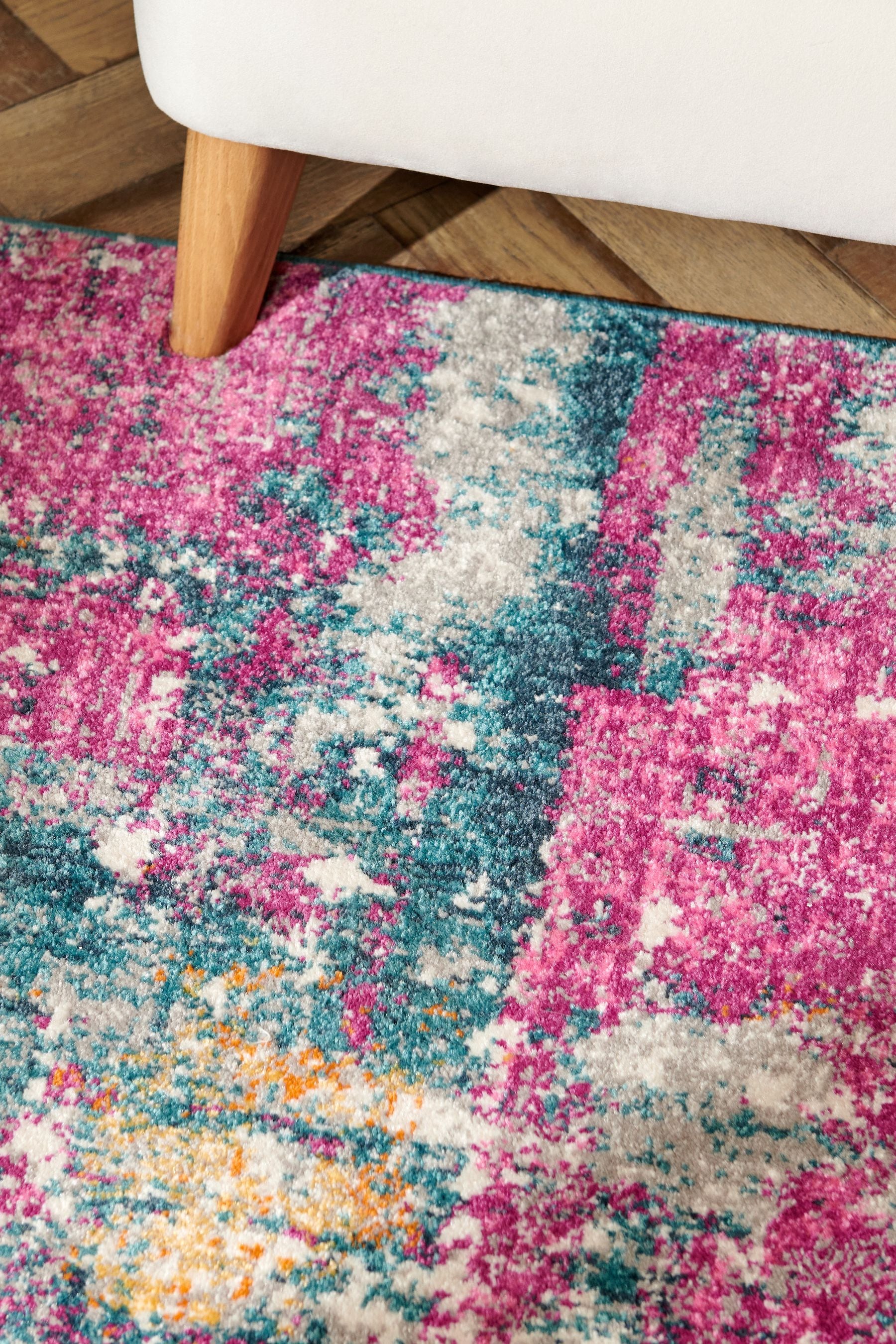 Buy Multi Bright Abstract Rug from the Next UK online shop