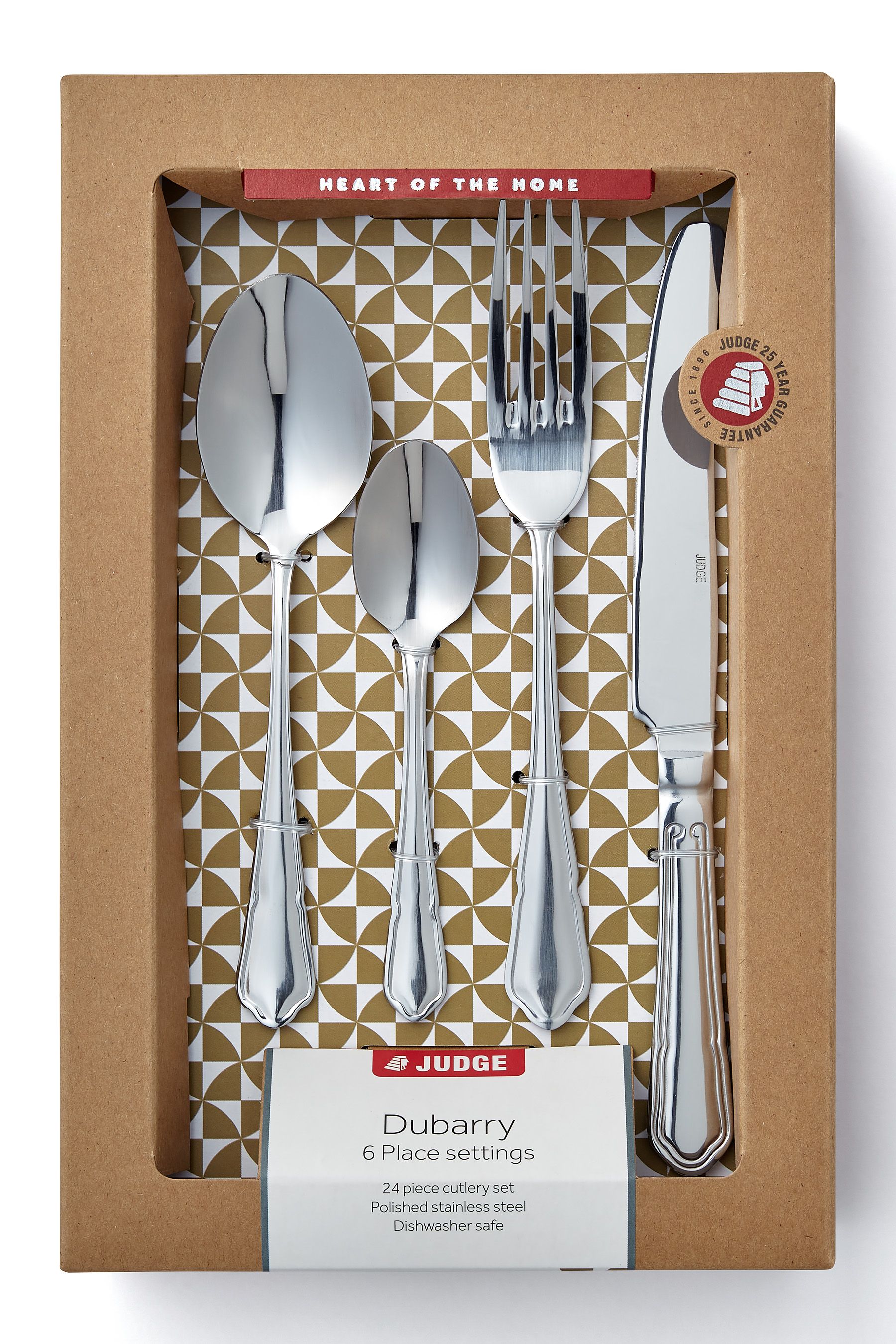 Buy Judge Silver Dubarry 24 Piece Cutlery Set from the Next UK online shop