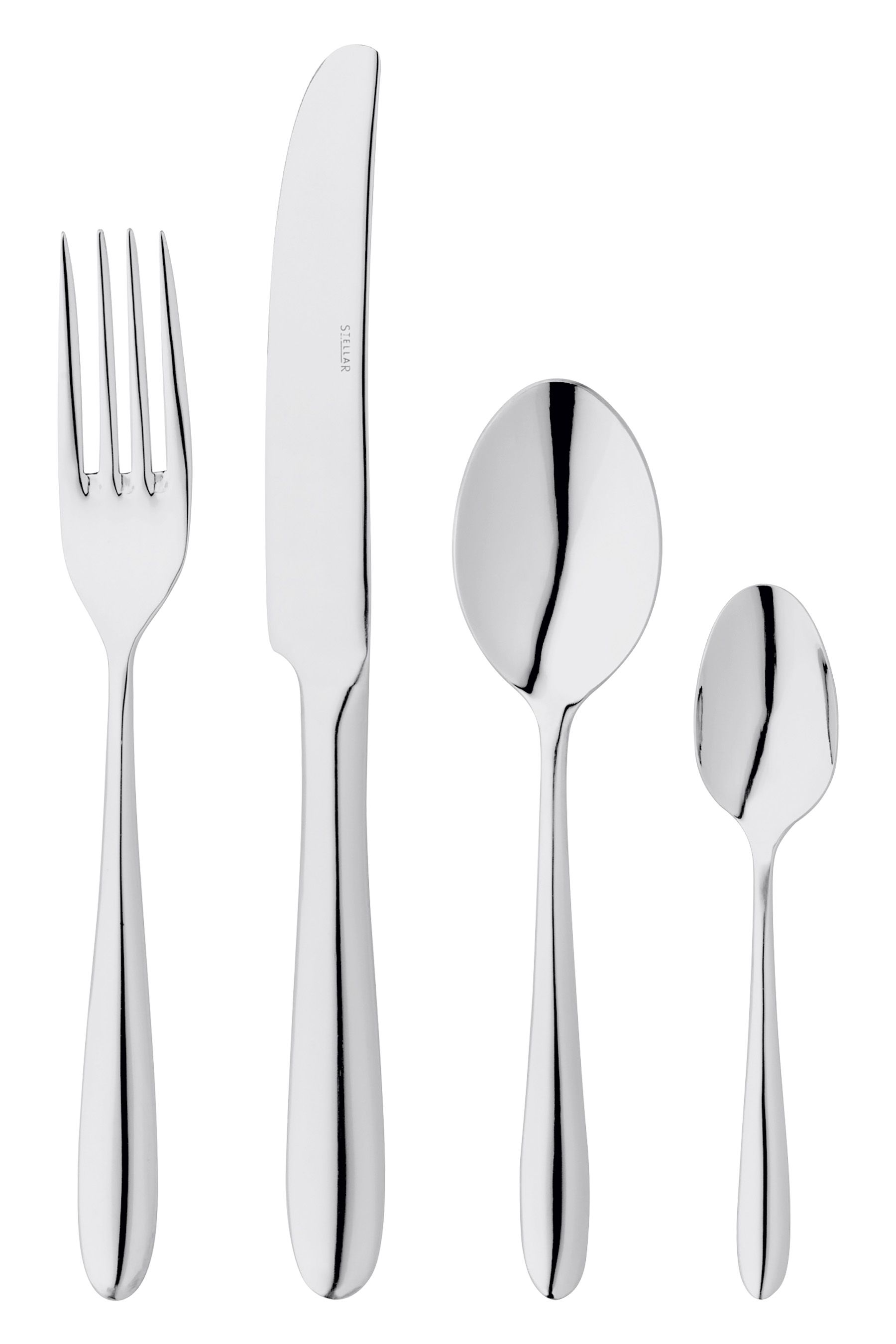 Buy Stellar Silver Winchester 24 Piece Cutlery Set from the Next UK ...