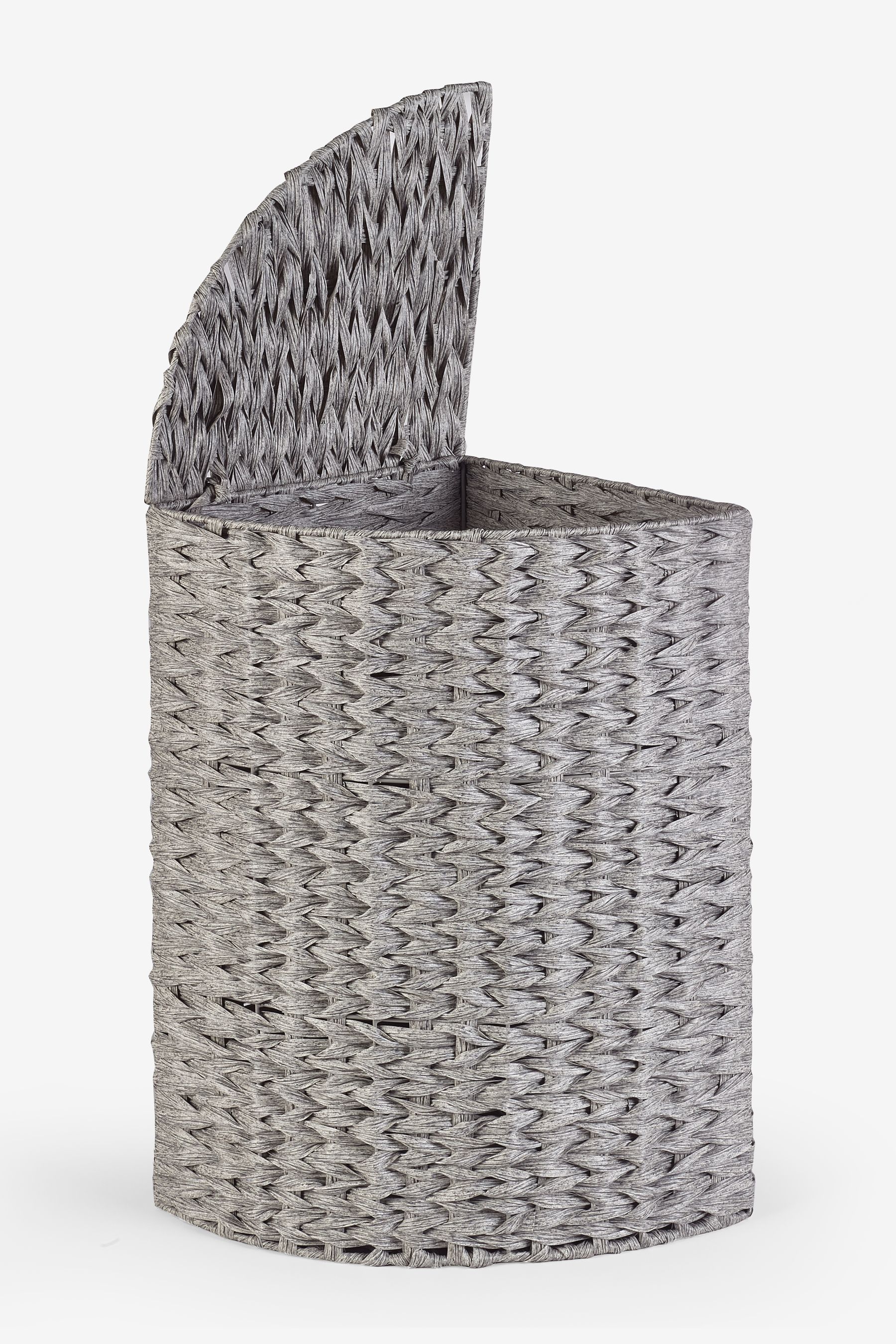 Buy Grey Hepworth Wicker Corner Hamper Laundry Hamper from the Next UK ...