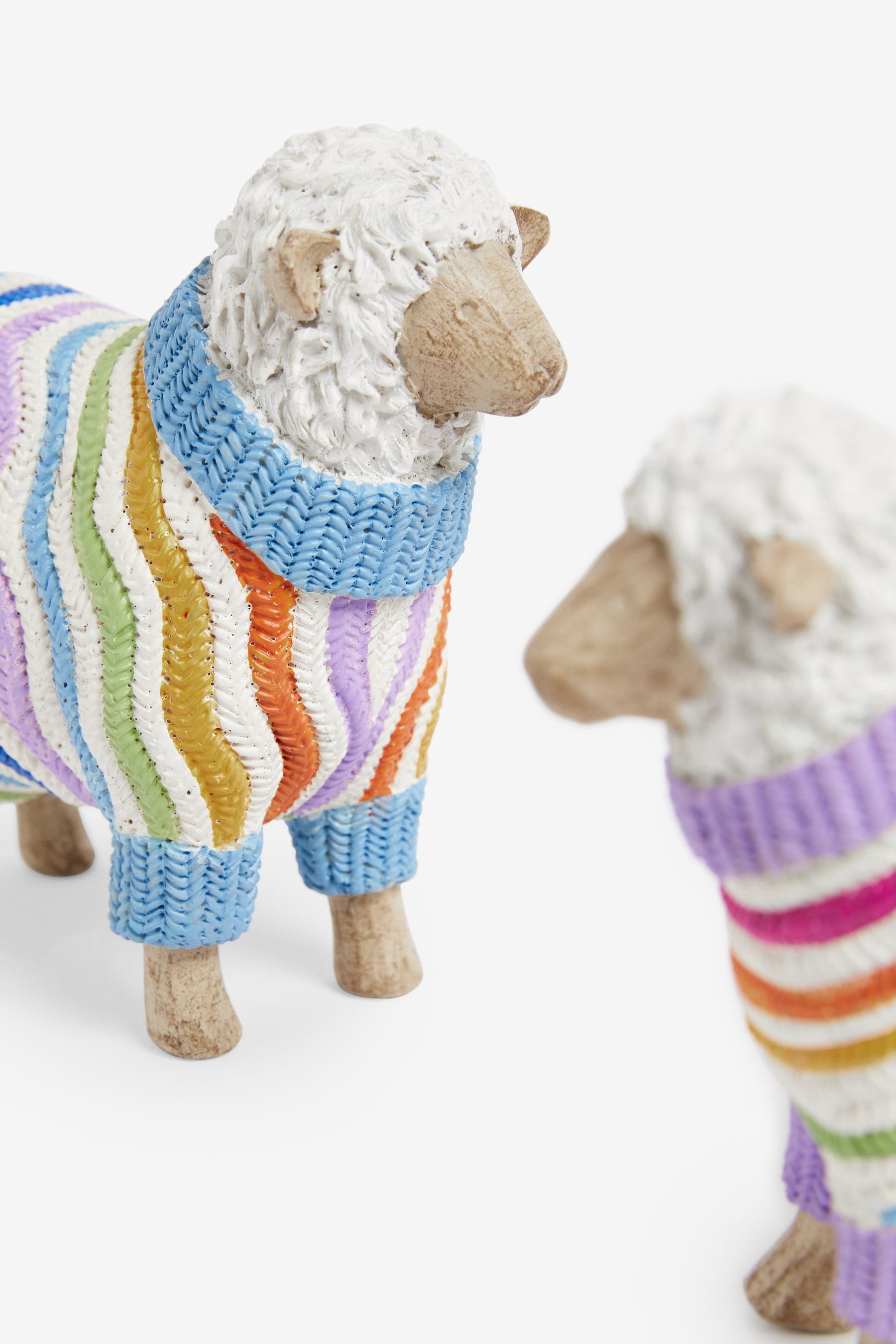 Buy Set of 2 Multi Sandra and Steve Sheep Ornaments from Next Saudi Arabia