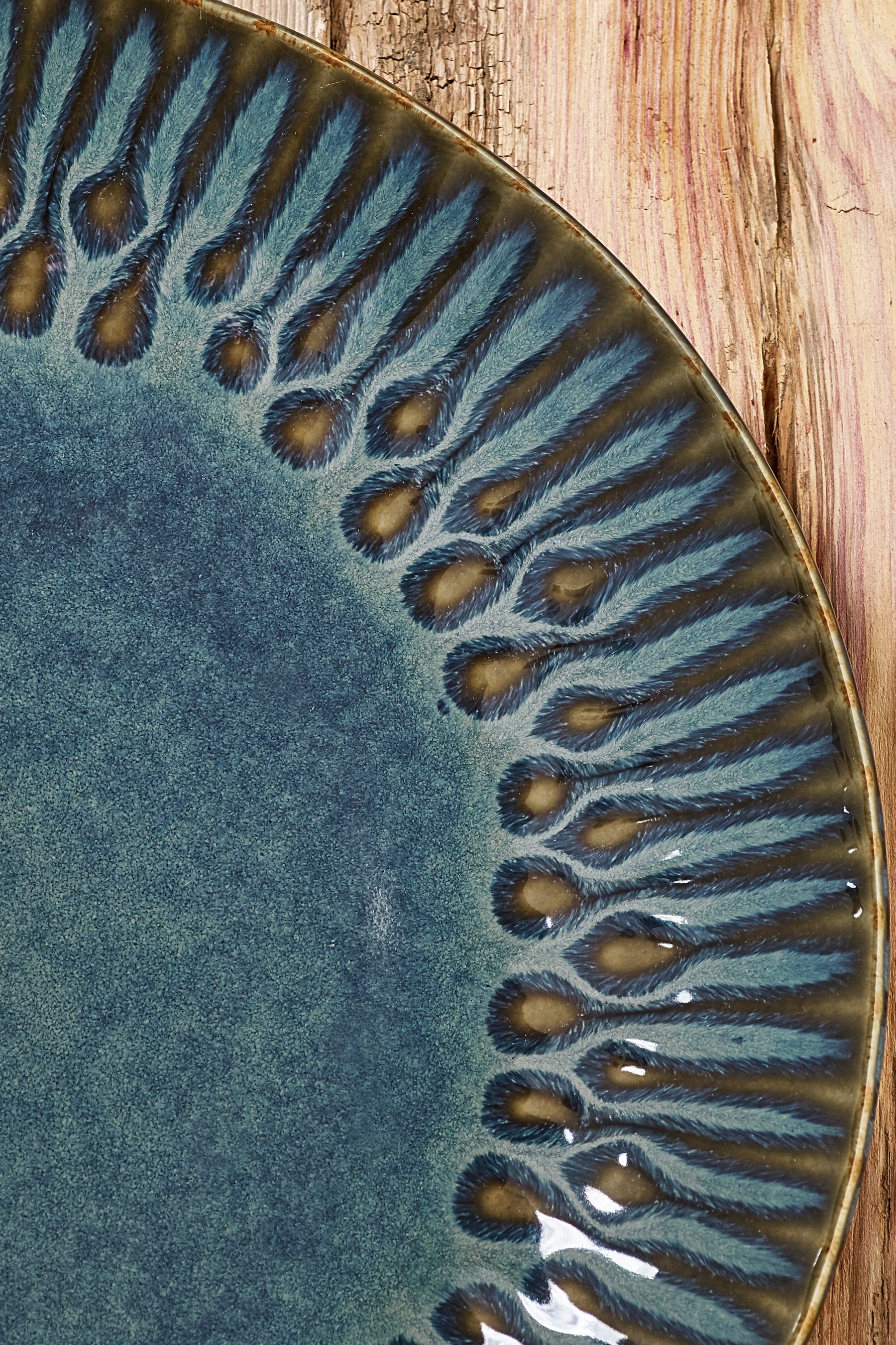 Buy 12 Piece Teal Blue Collins Dinner Set from the Next UK online shop