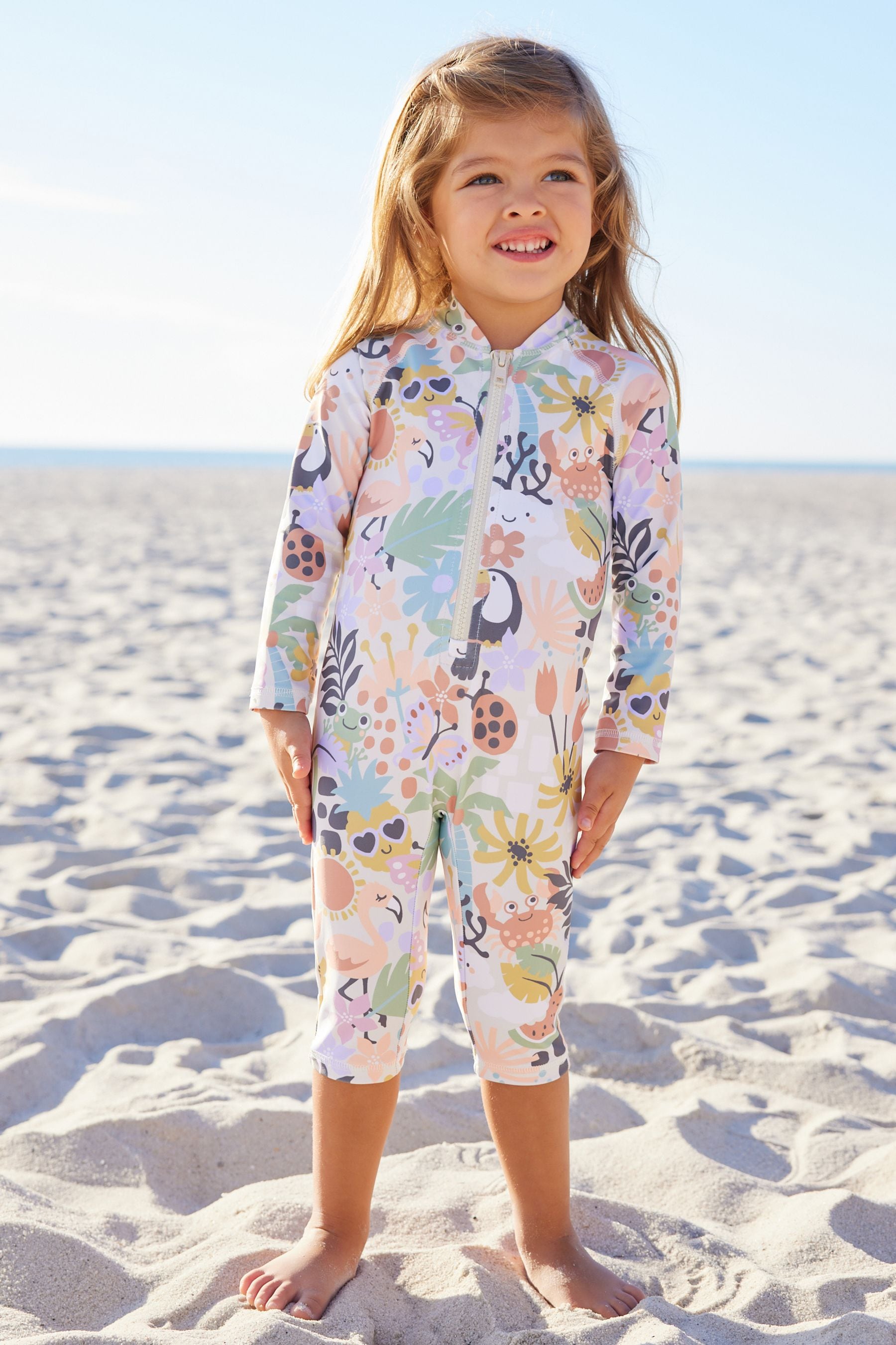 Buy Lilac Purple Long leg Sunsafe Swimsuit (3mths-8yrs) from the Next ...