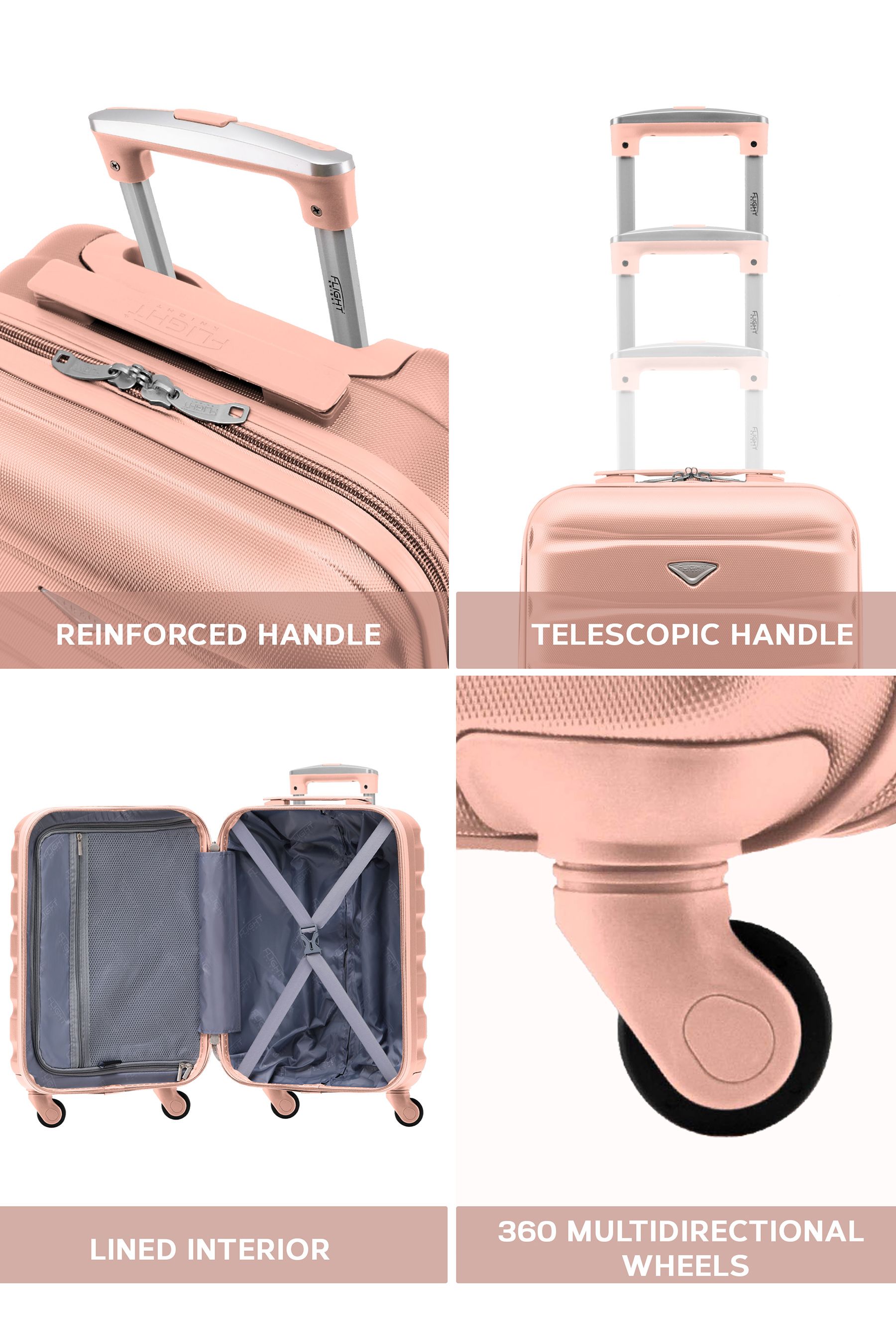 Buy Flight Knight Hard Shell ABS Easyjet Size Cabin Carry On Case from ...