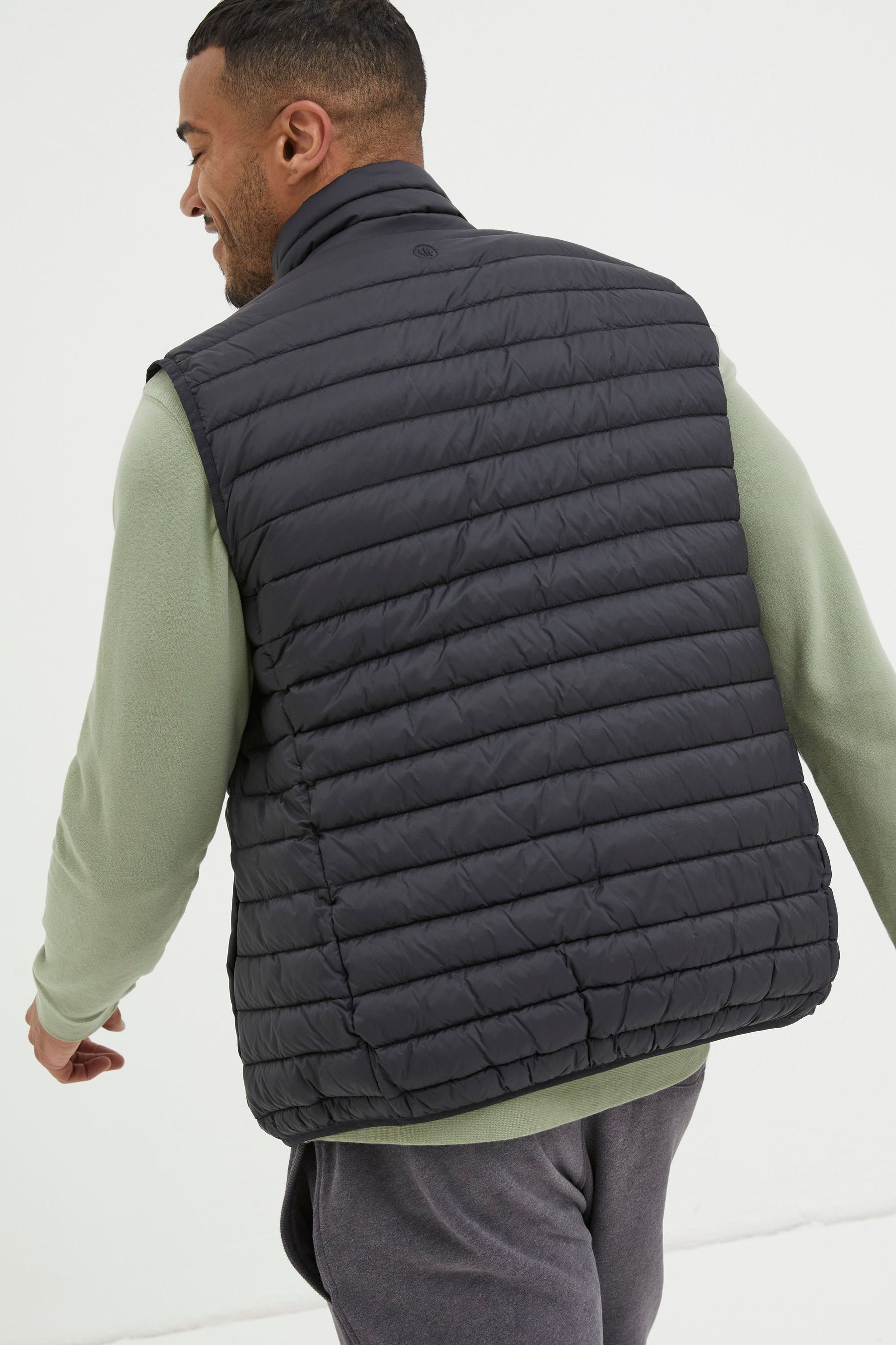 Buy FatFace Black Dartmouth Gilet from Next Ireland