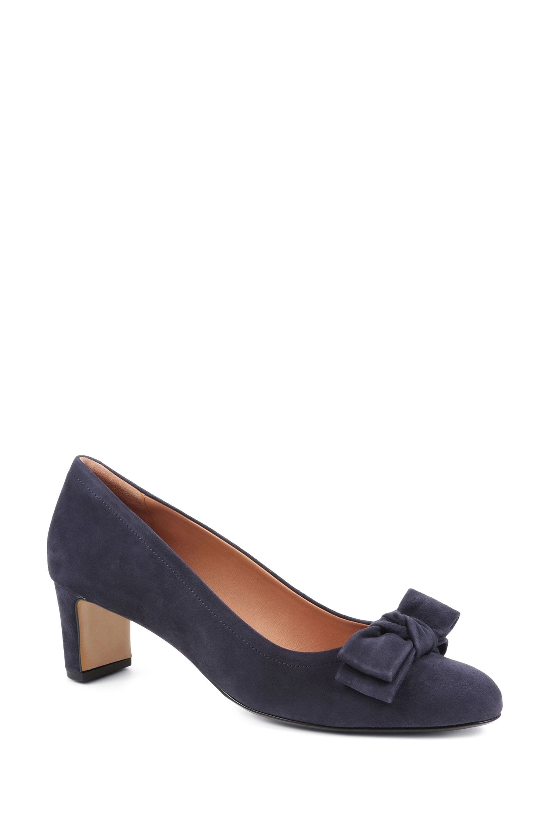 Buy Jones Bootmaker Blue Zelda Bow Detail Court Shoes from the Next UK ...