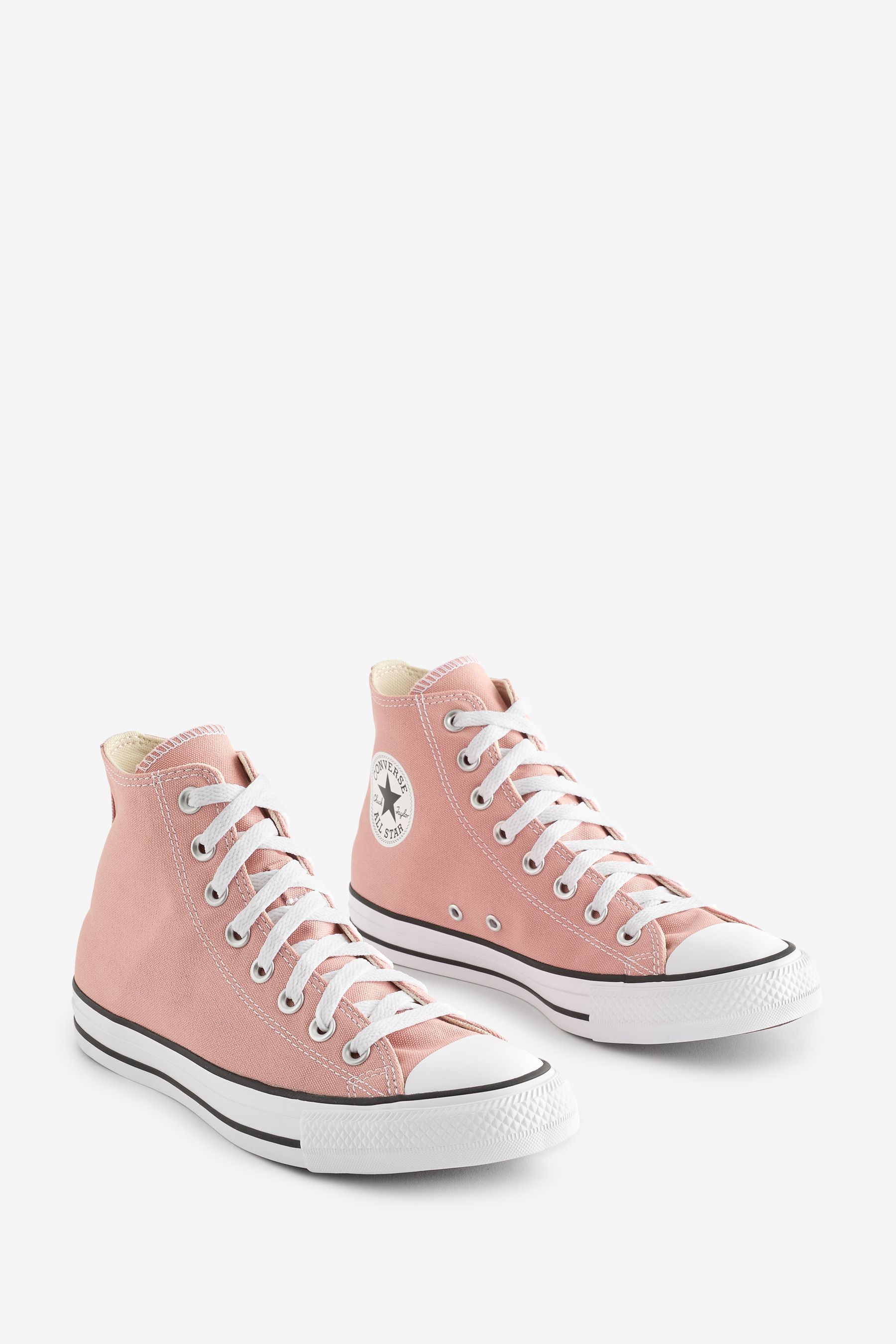 Buy Converse Light Pink Chuck Taylor All Star High Trainers from the ...
