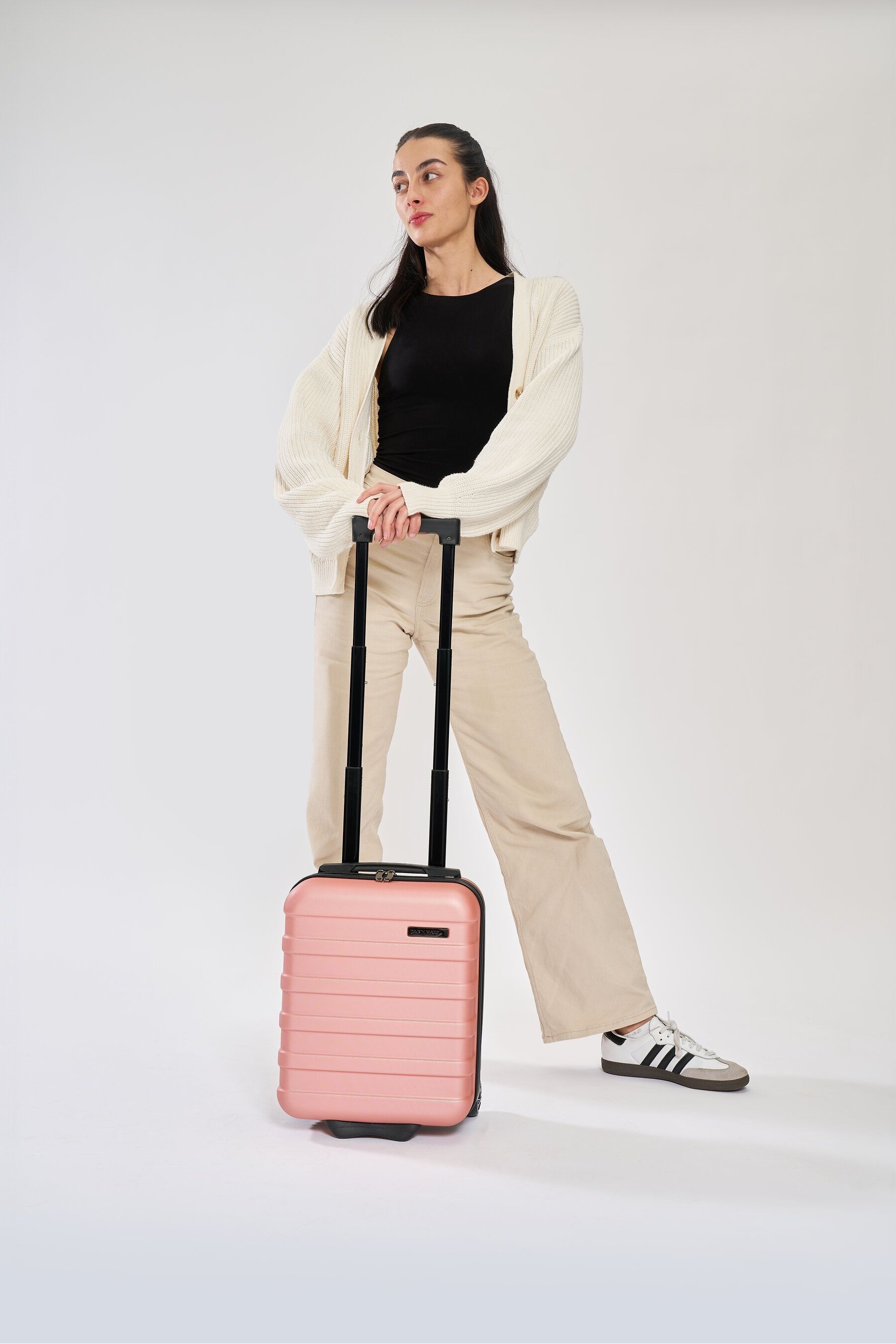 Buy Cabin Max Pink Anode Underseat Two Wheel Case 40x30x20cm from the ...