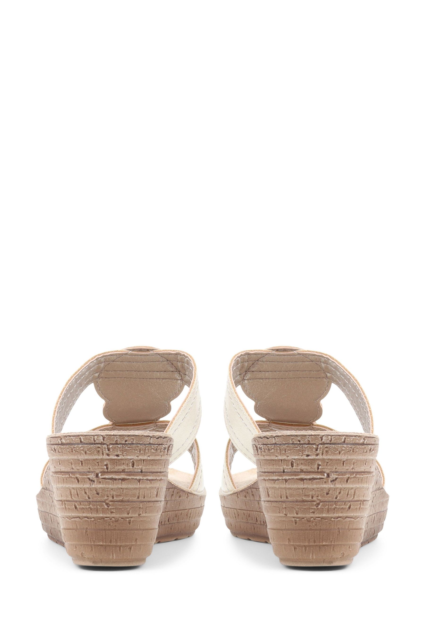 Buy Pavers Gold Embellished Wedge Sandals from the Next UK online shop
