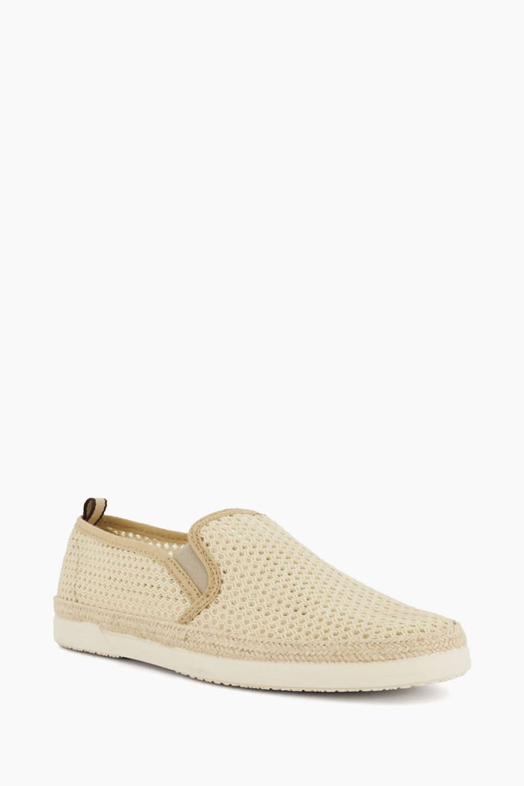 Buy Dune London Cream Fisherr Mesh Espadrilles from the Next UK online shop
