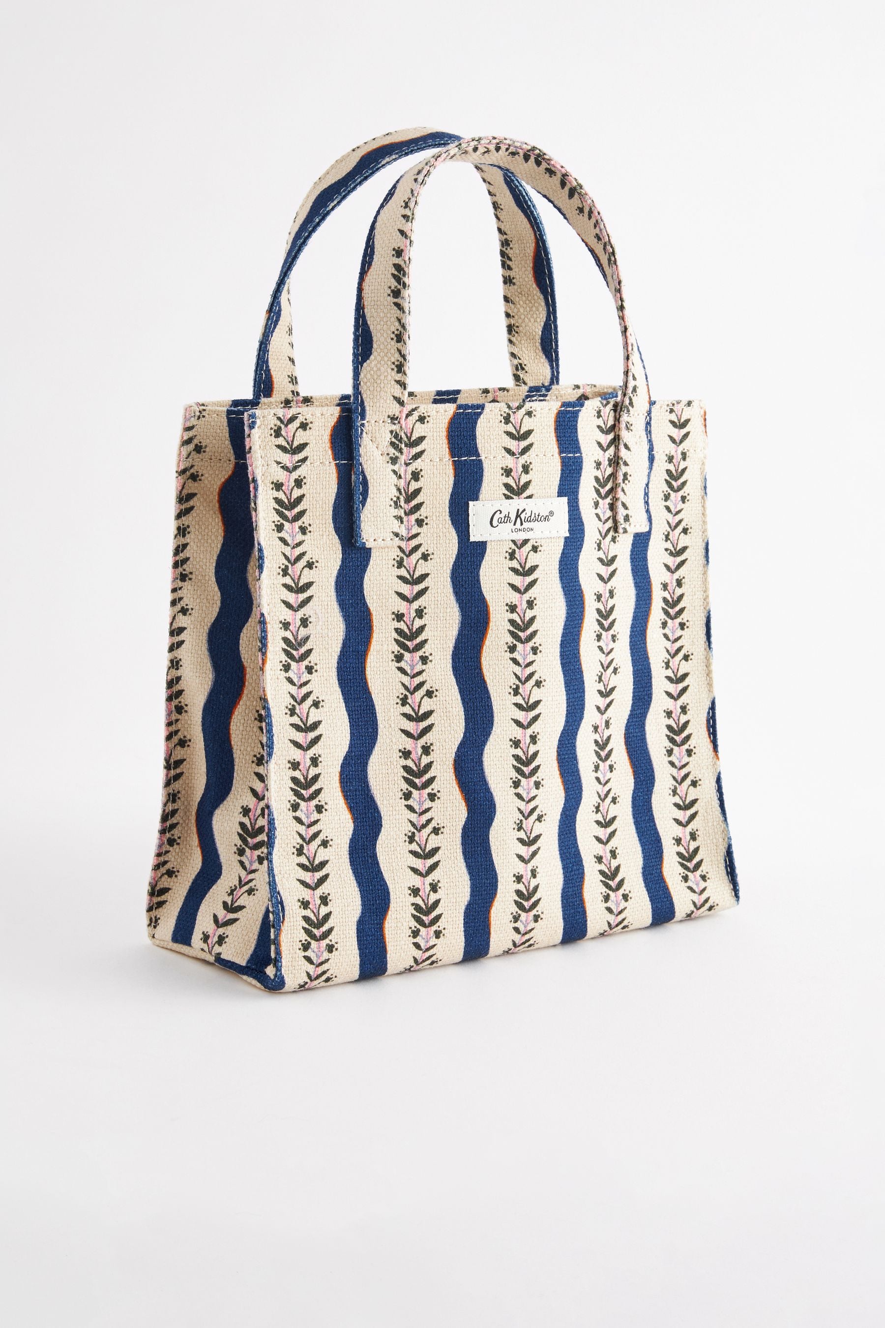 Buy Cath Kidston Black & White Stripe Small Jute Book Bag from the Next ...