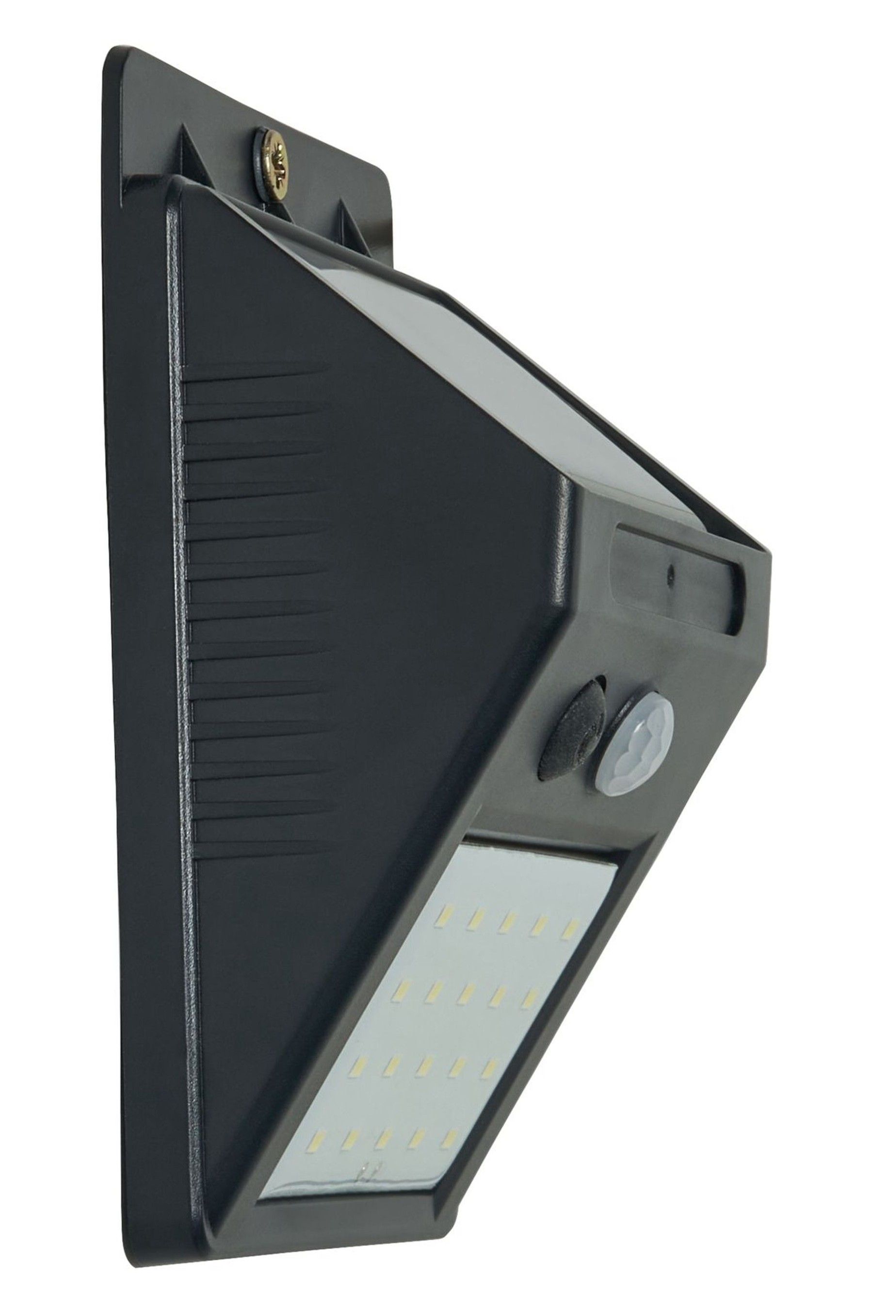 Buy BHS Black Marley Solar LED Wall Light w PIR 6000k 230Lm from the ...