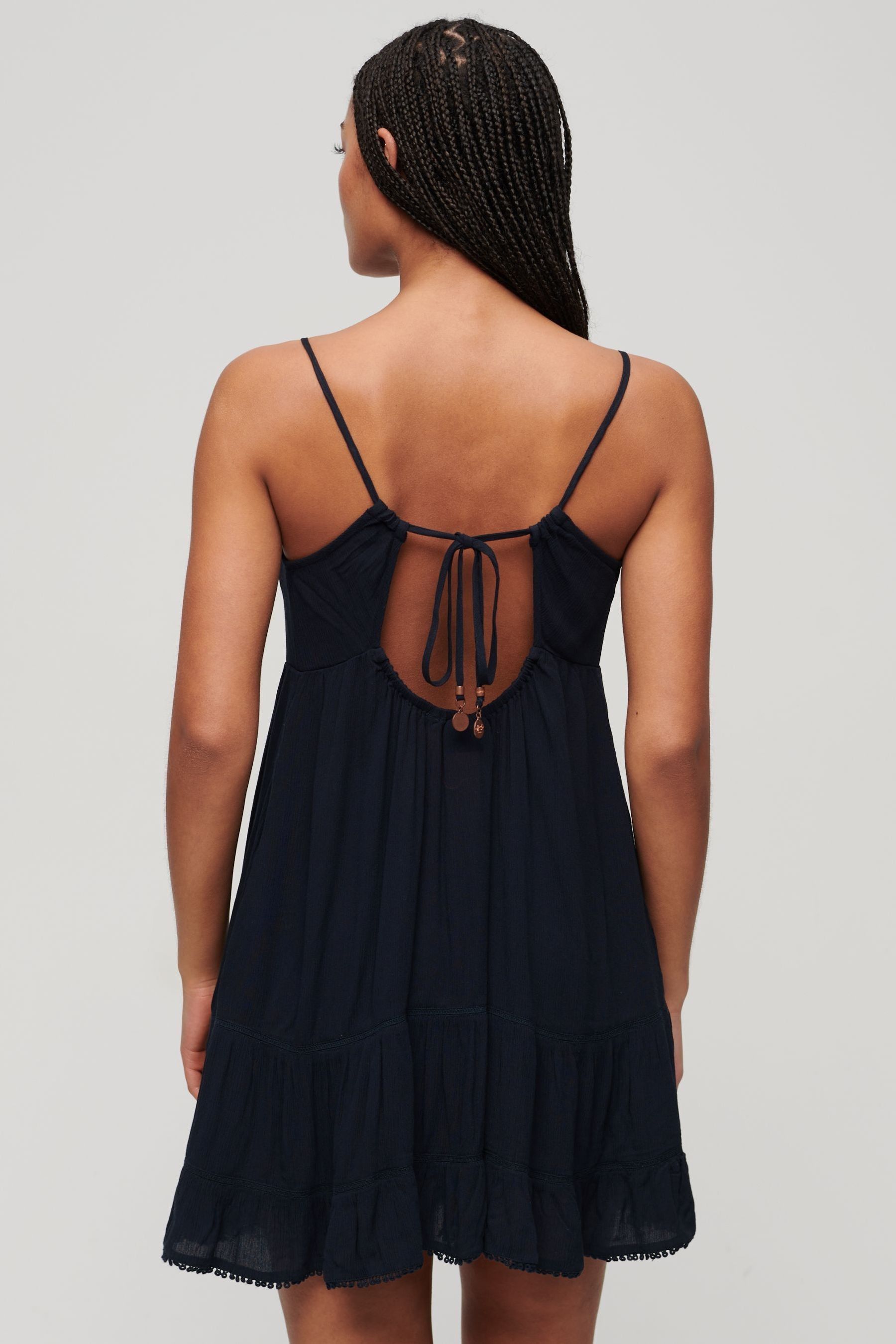 Buy Superdry Blue Mini Cami Breach Dress from the Next UK online shop