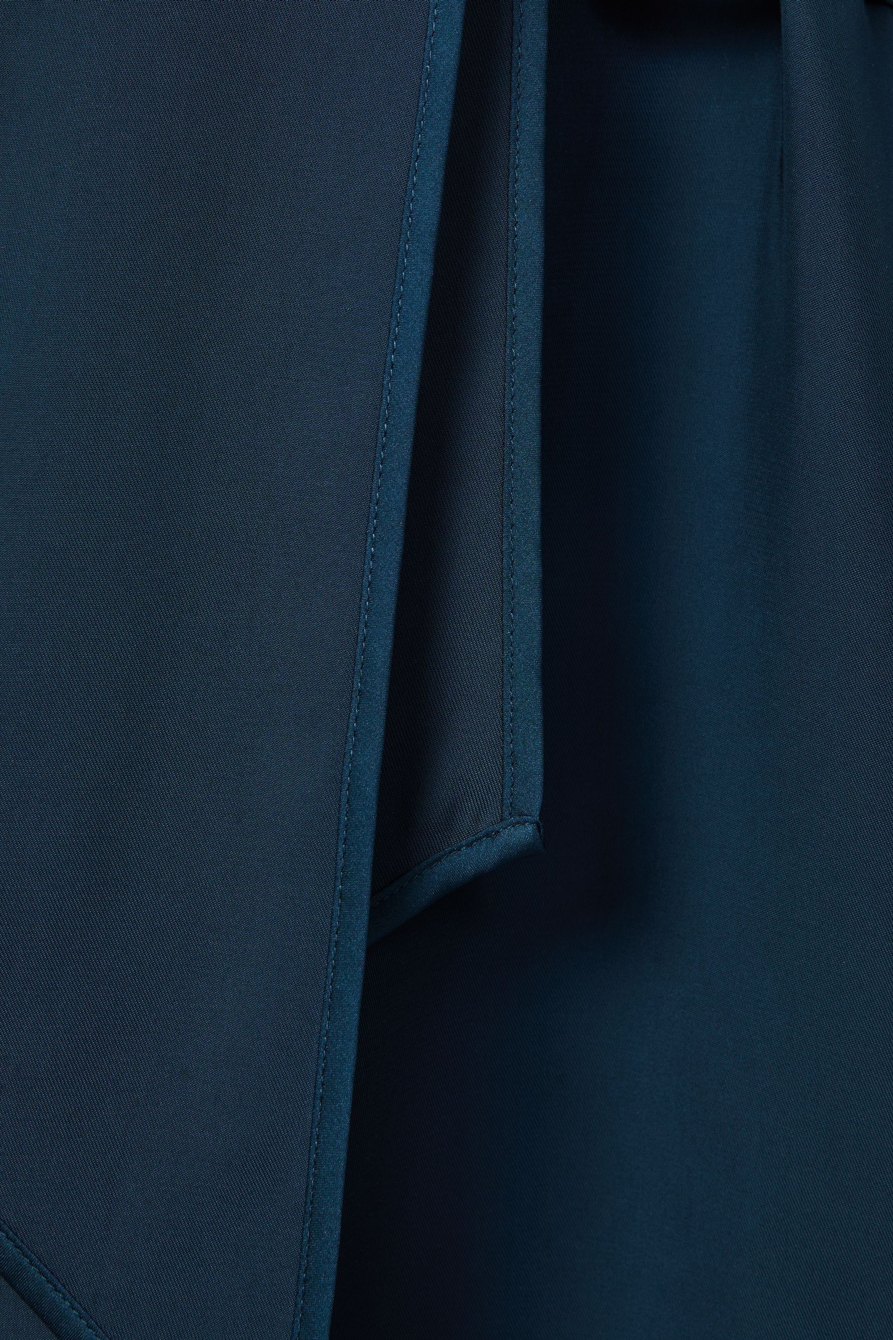 Buy Reiss Teal Avery Tie Neck Belted Mini Dress from the Next UK online ...