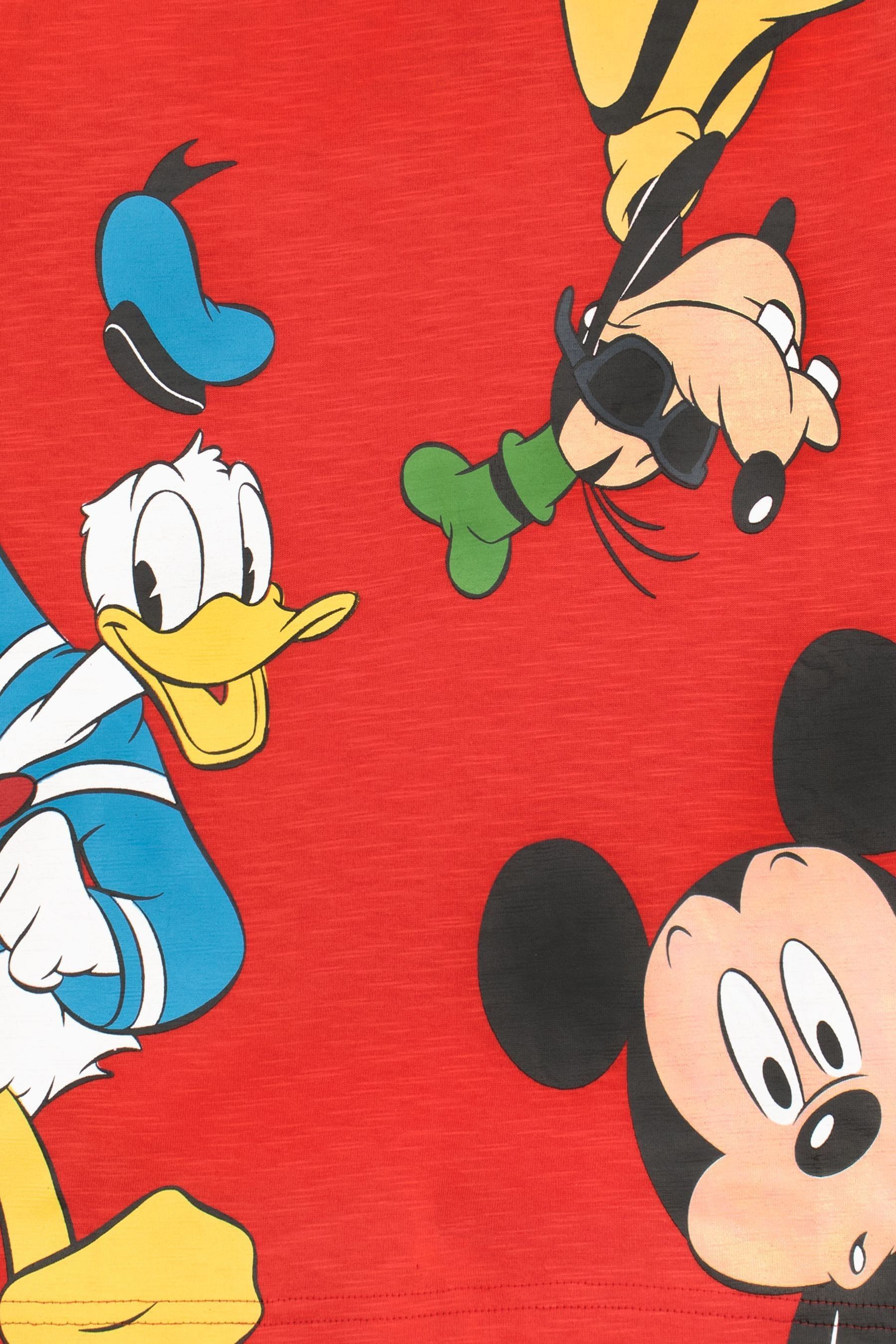 Buy Character Red Mickey Mouse Donald & Goofy T-Shirt from the Next UK ...