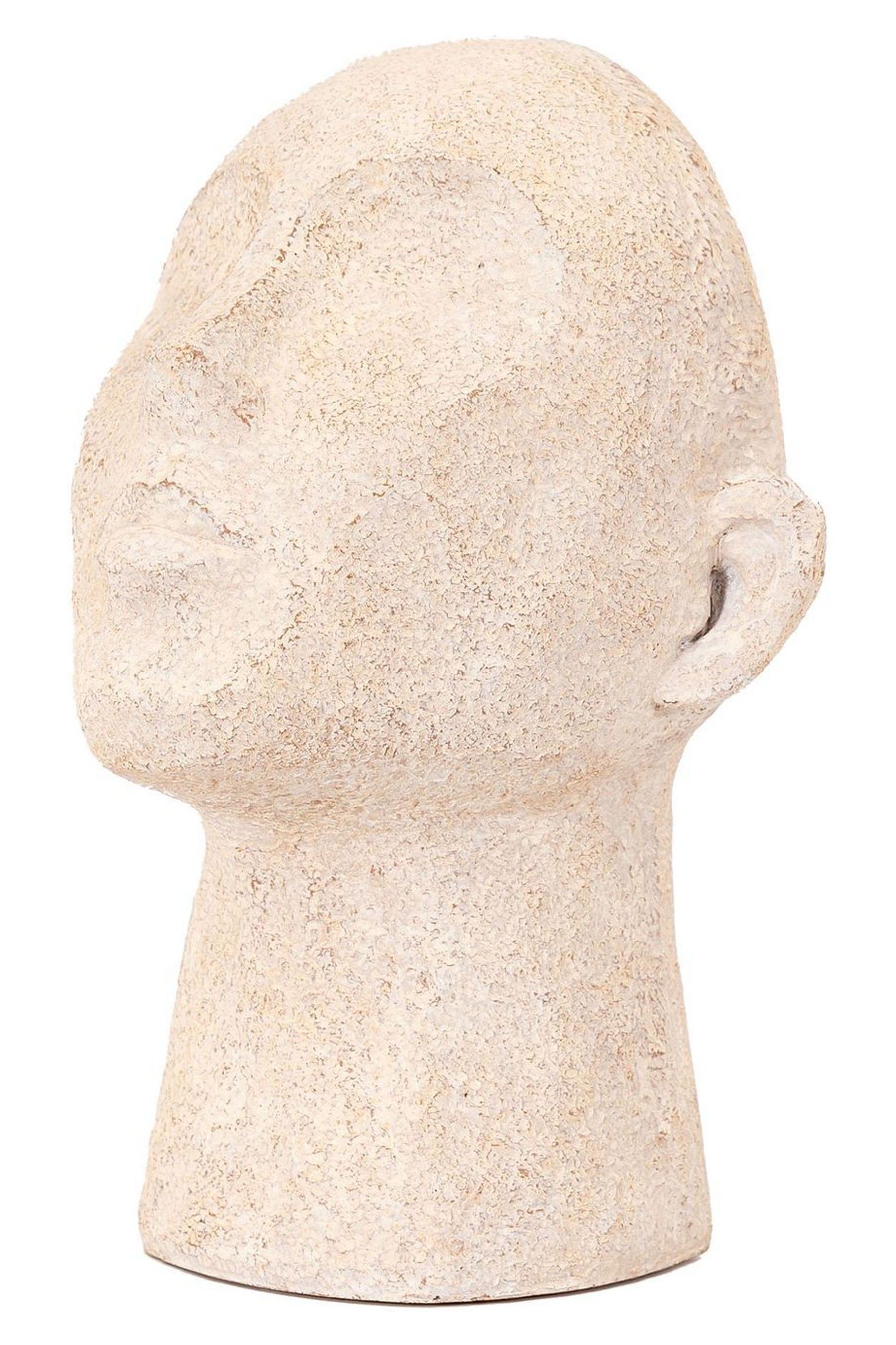 Buy Gallery Home Cream Characterful Sculpted Head Bookends from the ...