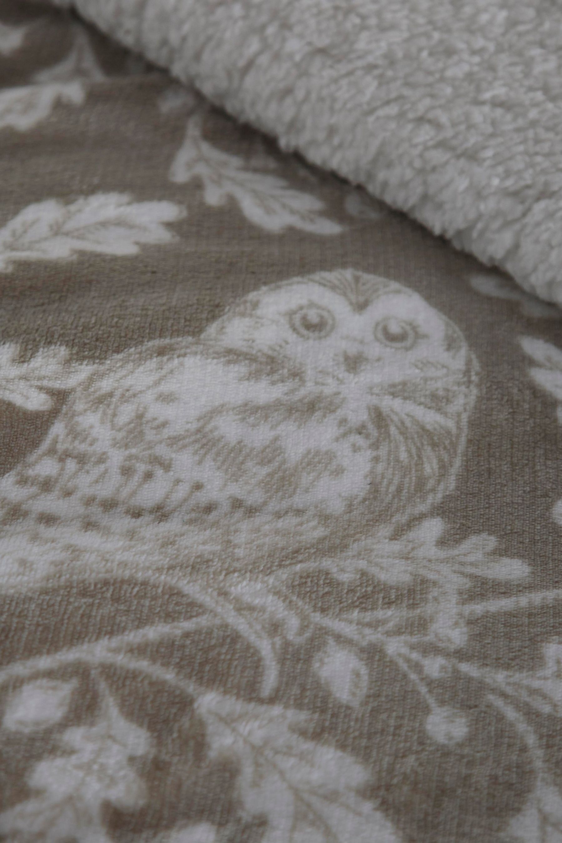Buy D&D Green Woodland Owls Plush Fleece Duvet Cover Set from the Next ...