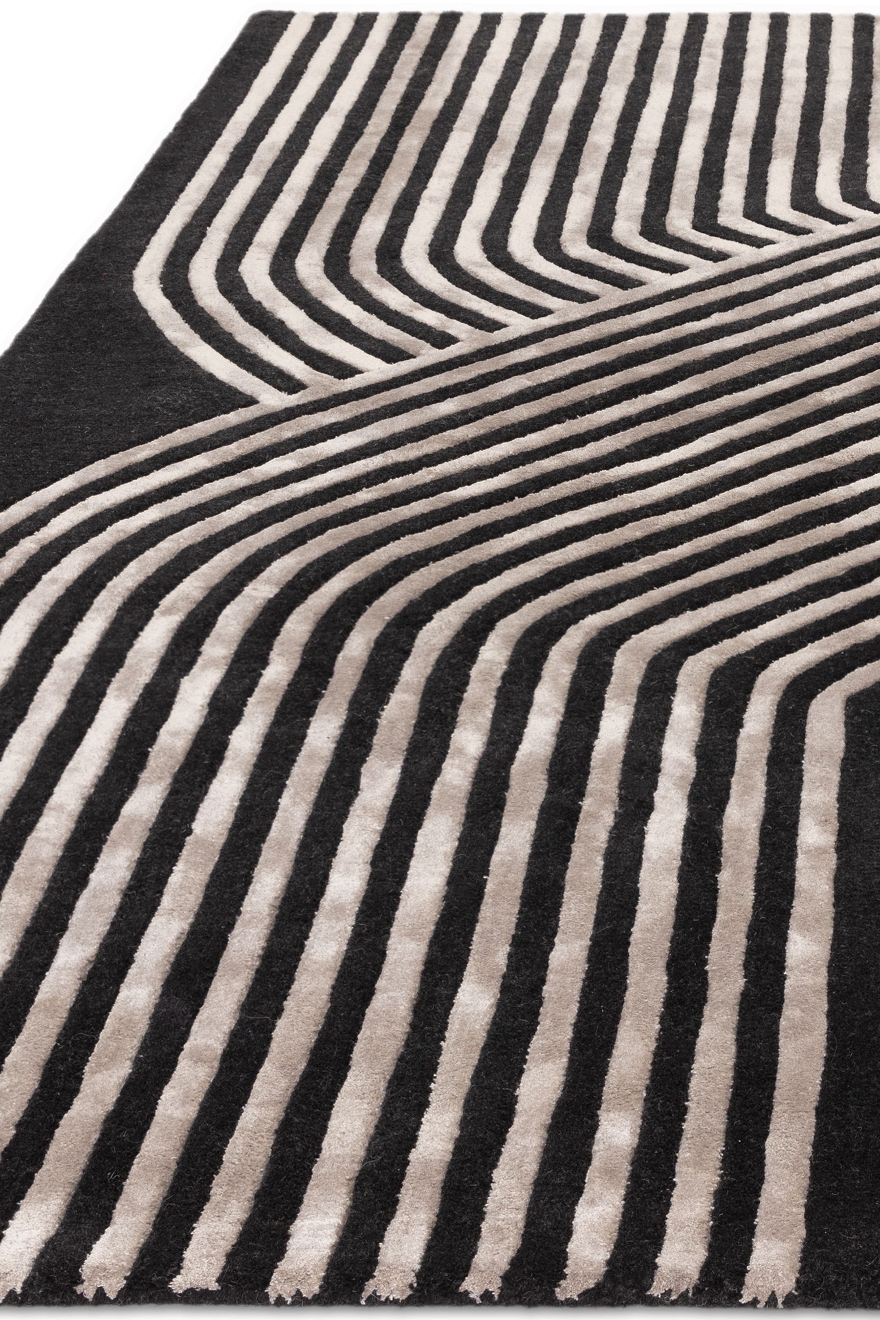 Buy Asiatic Rugs Black Matrix Solstice Rug from the Next UK online shop
