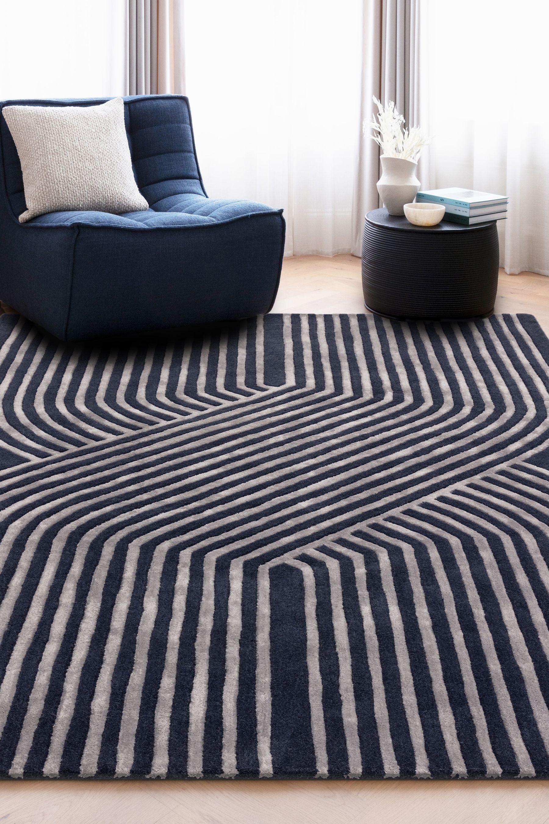 Buy Asiatic Rugs Blue Matrix Solstice Rug from the Next UK online shop