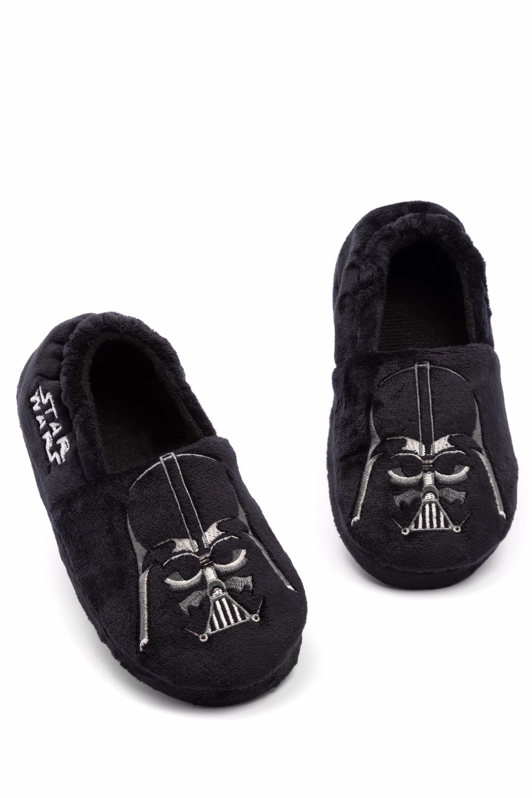 Buy Vanilla Underground Black Star Wars Slippers from the Next UK ...