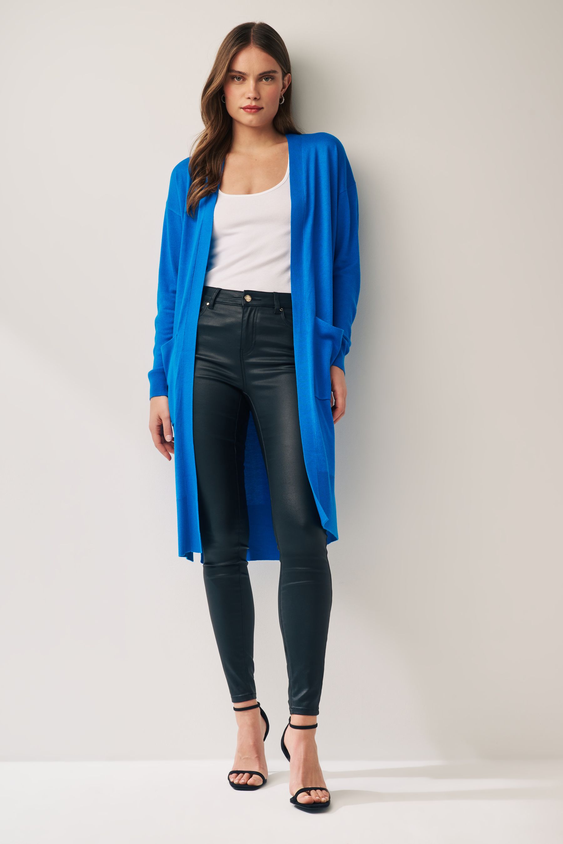 Buy Bright Blue Longline Cardigan from the Next UK online shop