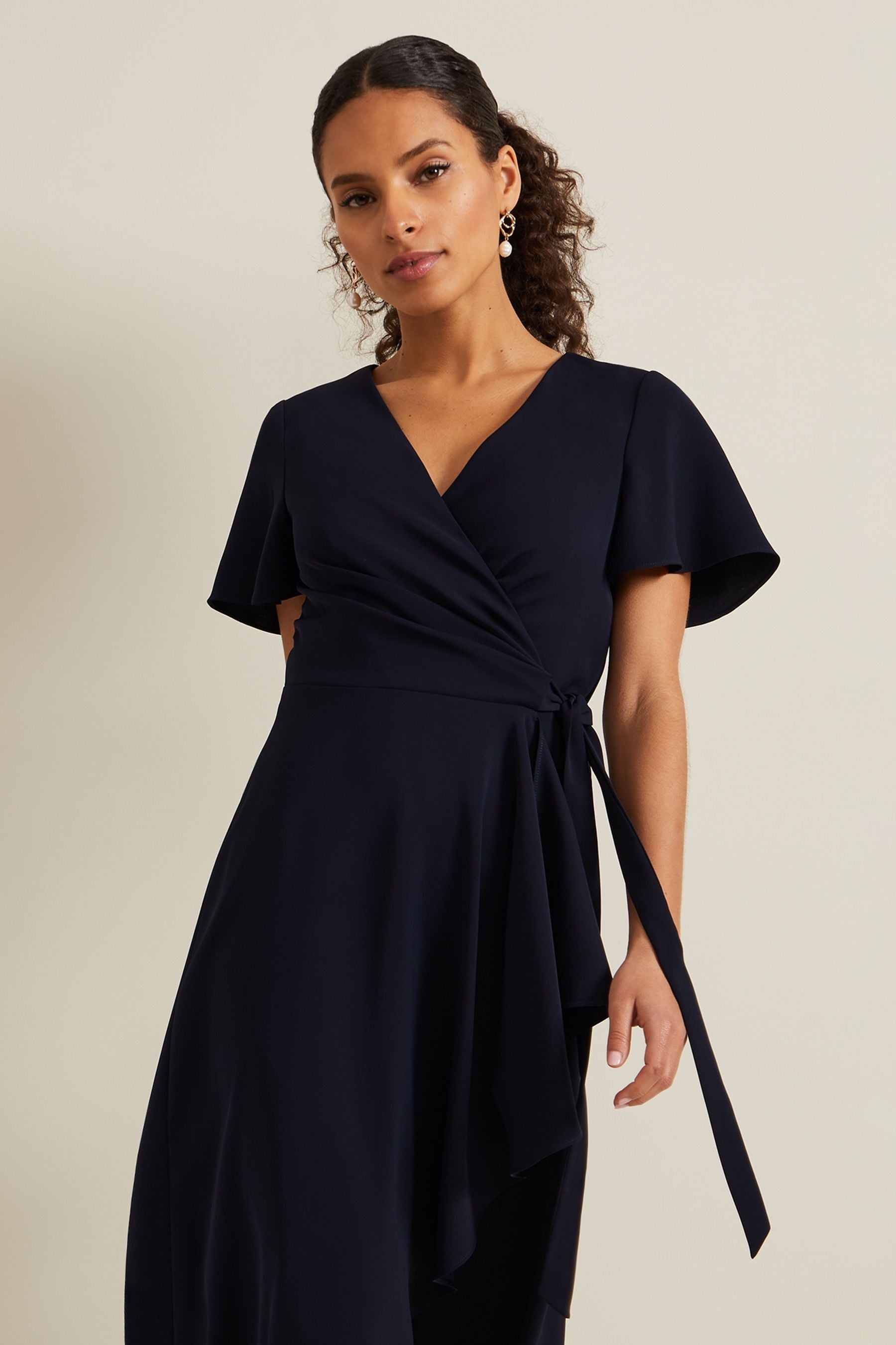 Buy Phase Eight Blue Petite Julissa Wrap Dress from the Next UK online shop