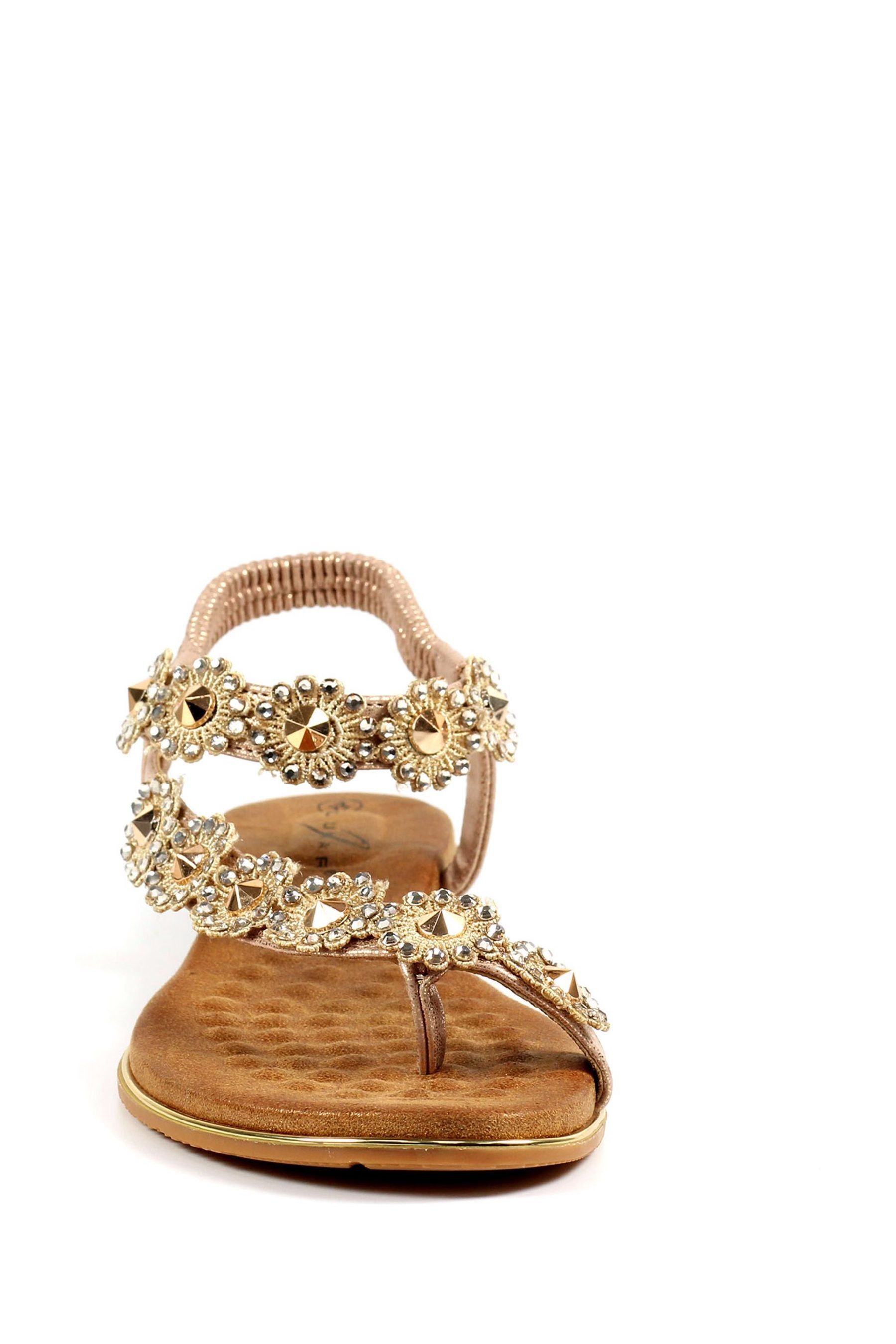 Buy Lunar Charlotte II Floral Gemstone Sandals from the Next UK online shop