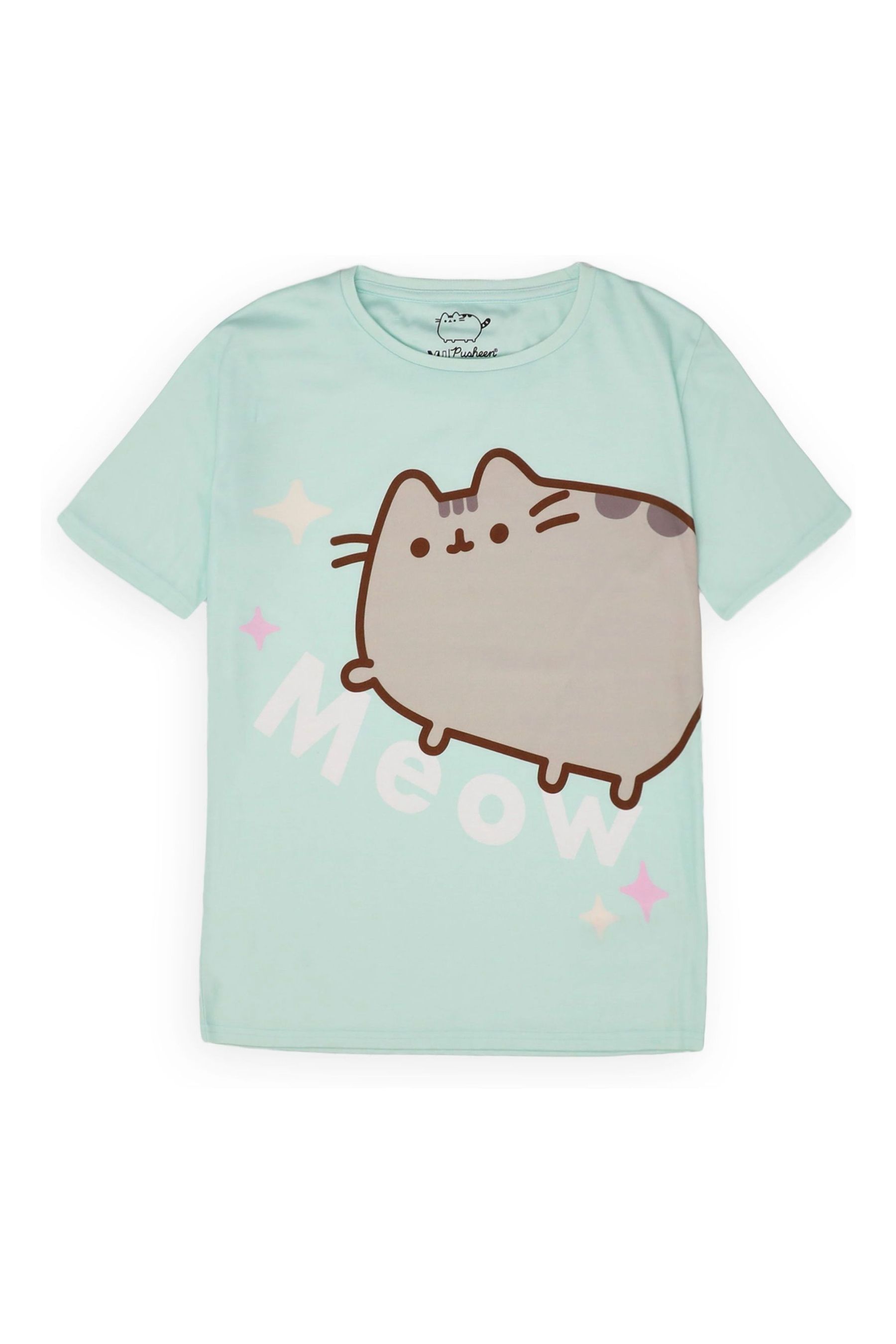 Buy Vanilla Underground Green Girls Pusheen Long Leg Pyjamas from the ...