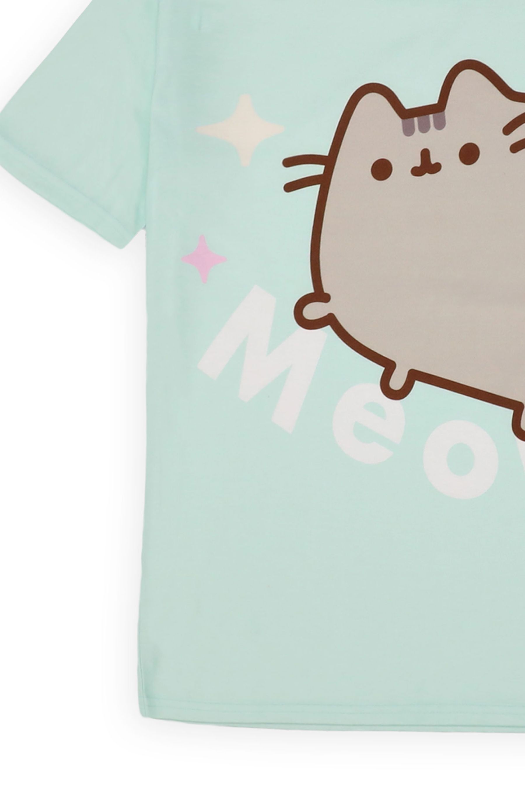 Buy Vanilla Underground Green Girls Pusheen Long Leg Pyjamas from the ...