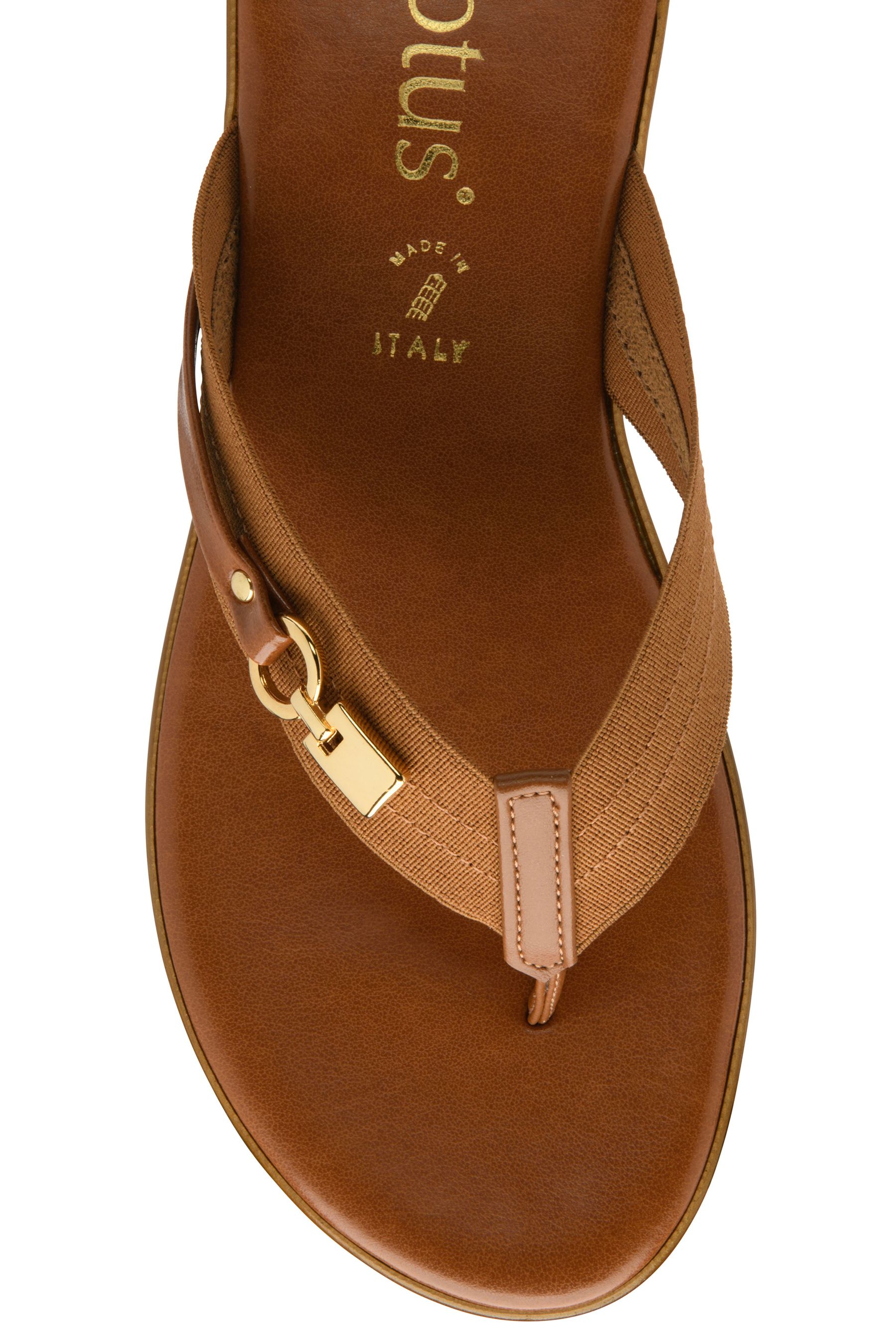 Buy Lotus Brown Toe-Post Sandals from the Next UK online shop