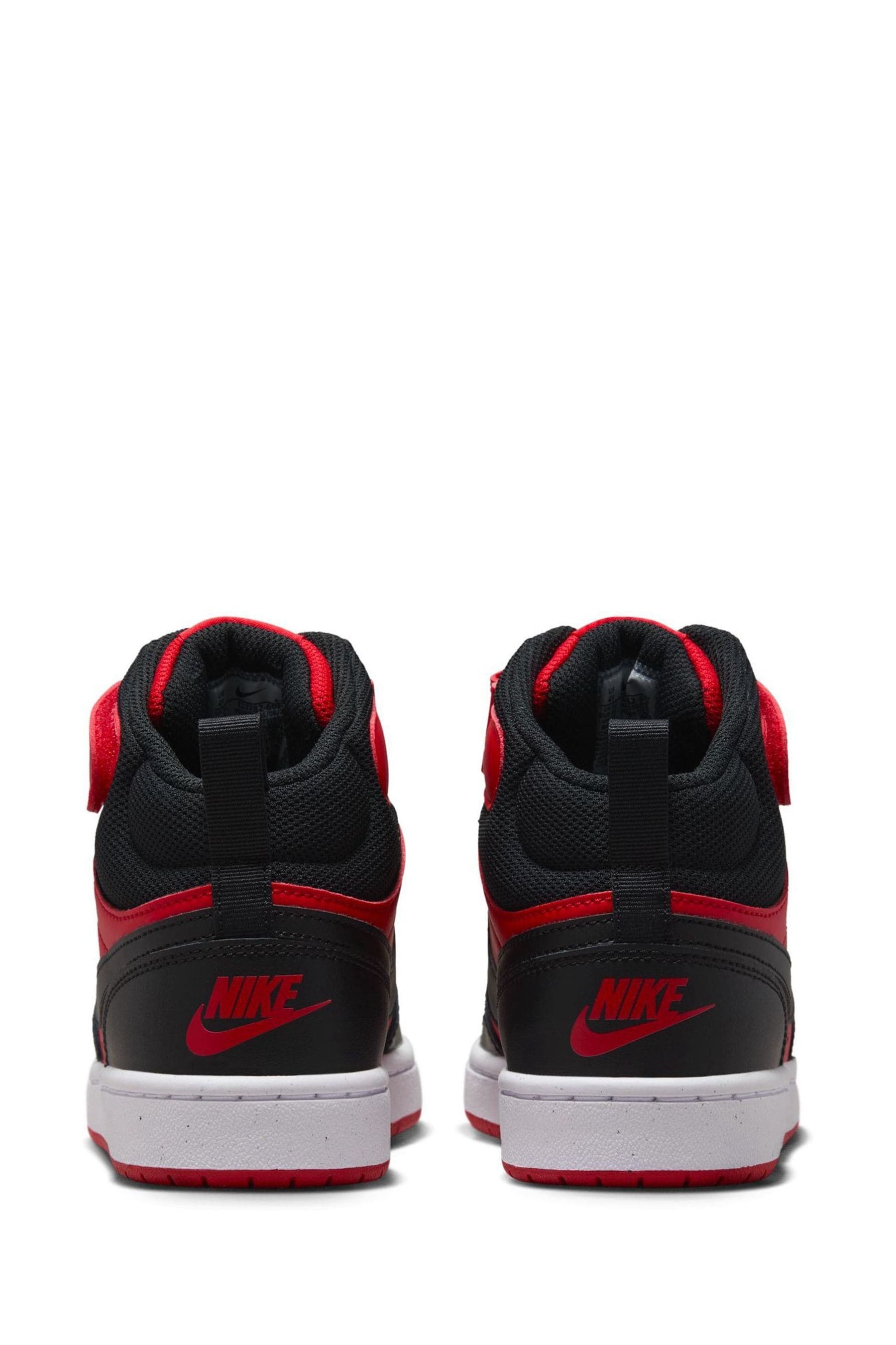 Buy Nike Red/Black Youth Court Borough Mid Trainers from the Next UK ...