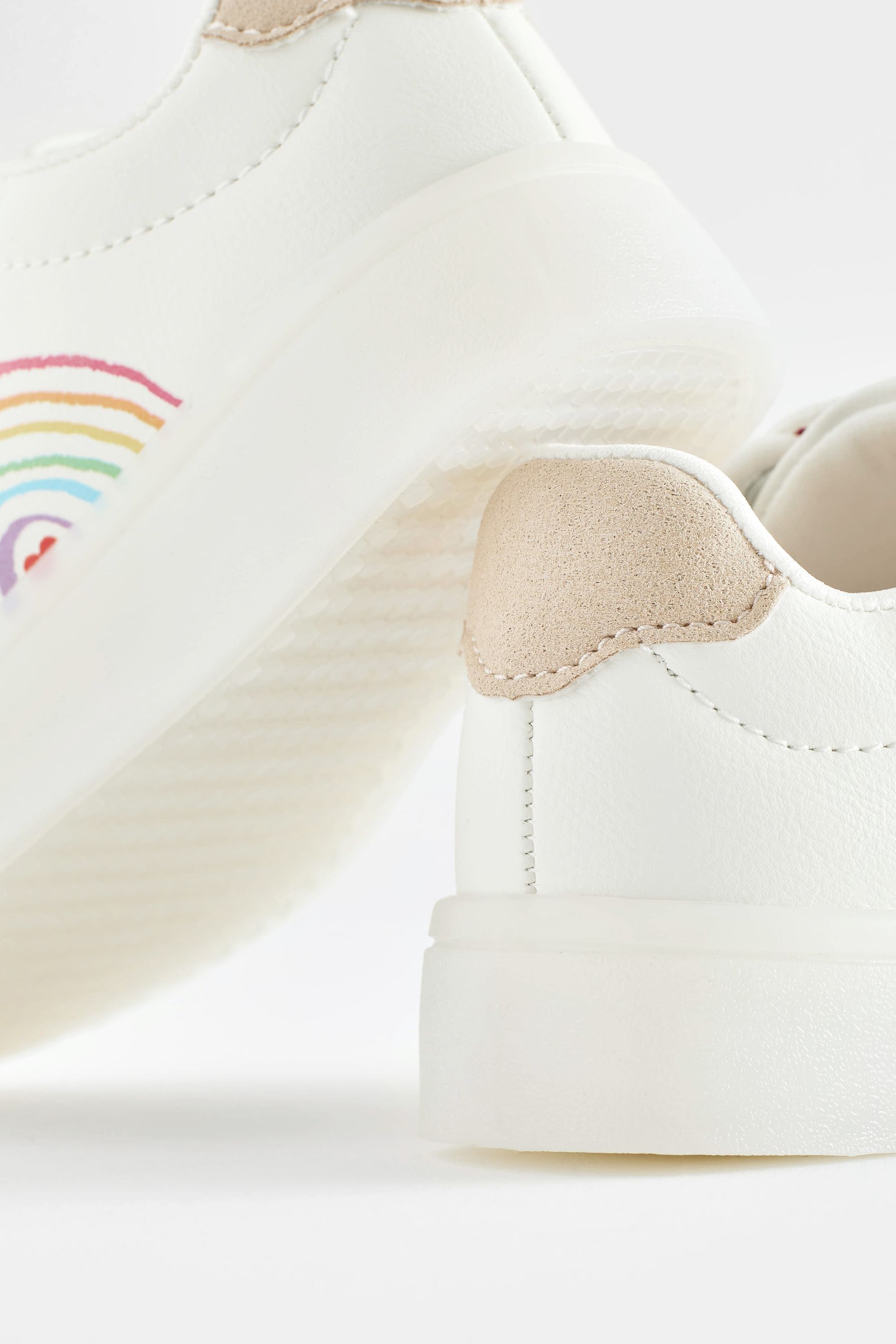 Buy White Rainbow Light-Up Trainers from the Next UK online shop