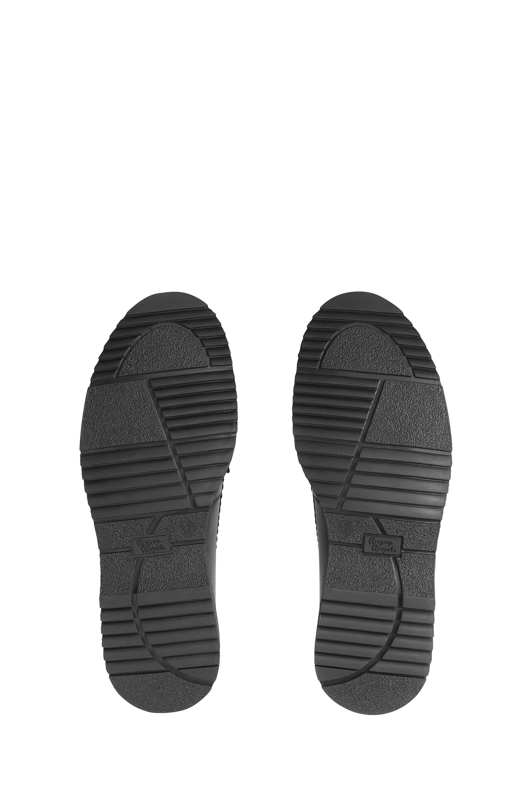 Buy Start-Rite Infinity Leather Slip On Chunky Sole Loafer School Black ...