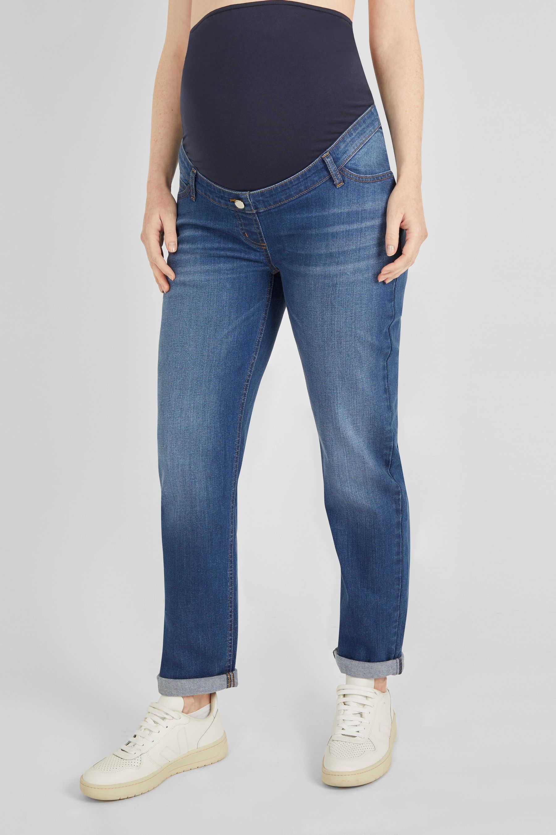 Buy JoJo Maman Bébé Mid Wash Mom Maternity Jeans from the Next UK ...