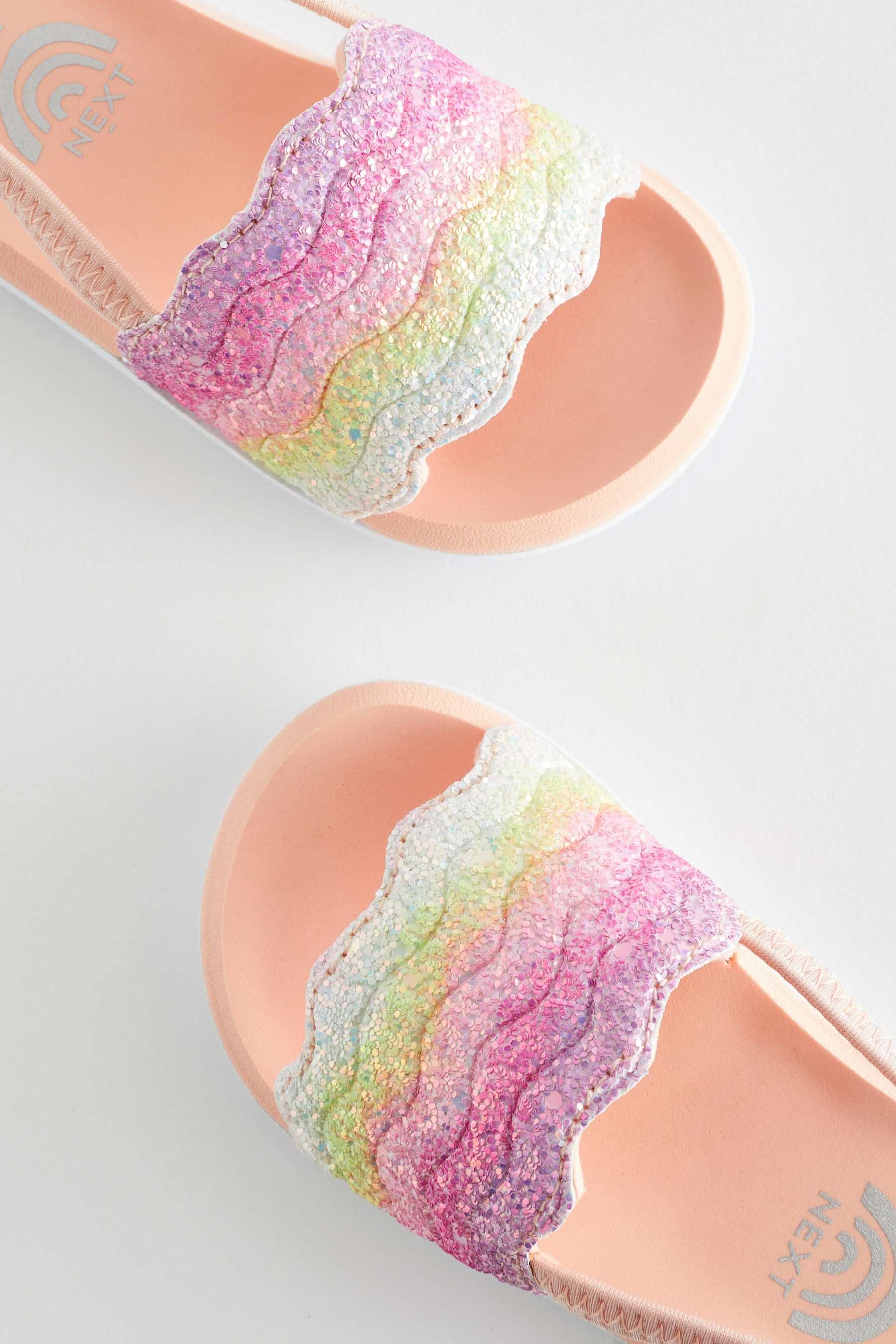 Buy Multi Glitter Rainbow Sliders from the Next UK online shop