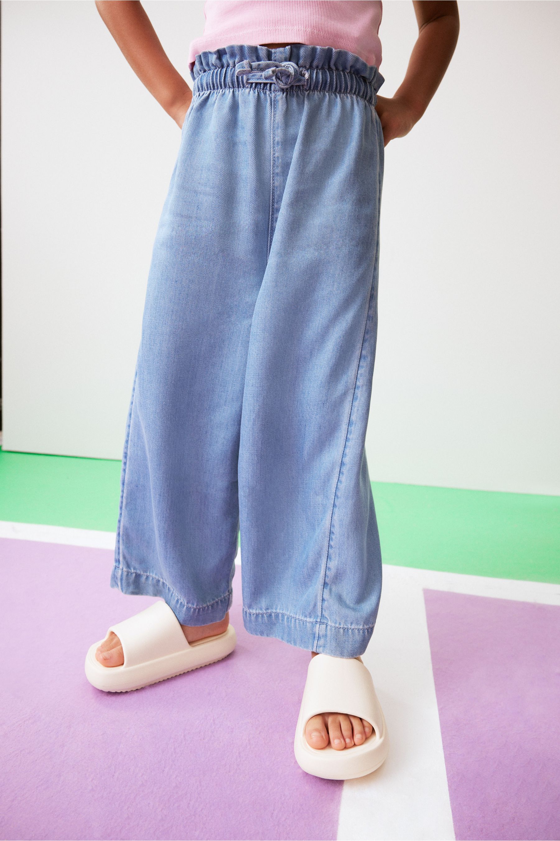 Buy Light Pink Chunky Sliders from the Next UK online shop