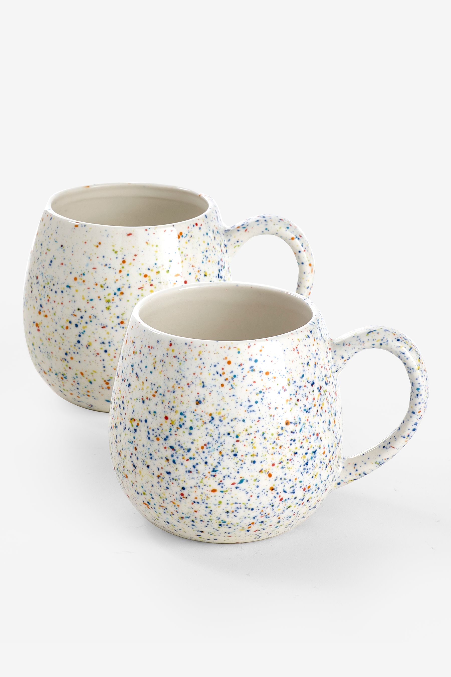 Buy Set of 2 Multi Speckle Speckle Mugs from Next United Arab Emirates